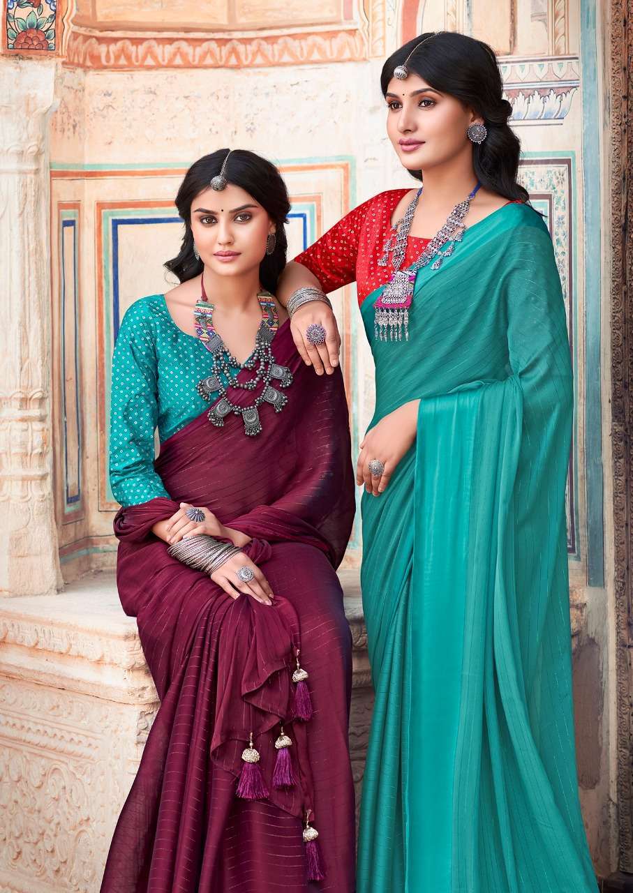 Lt Fabrics Kashvi Creation Venika Plan Saree Collection
