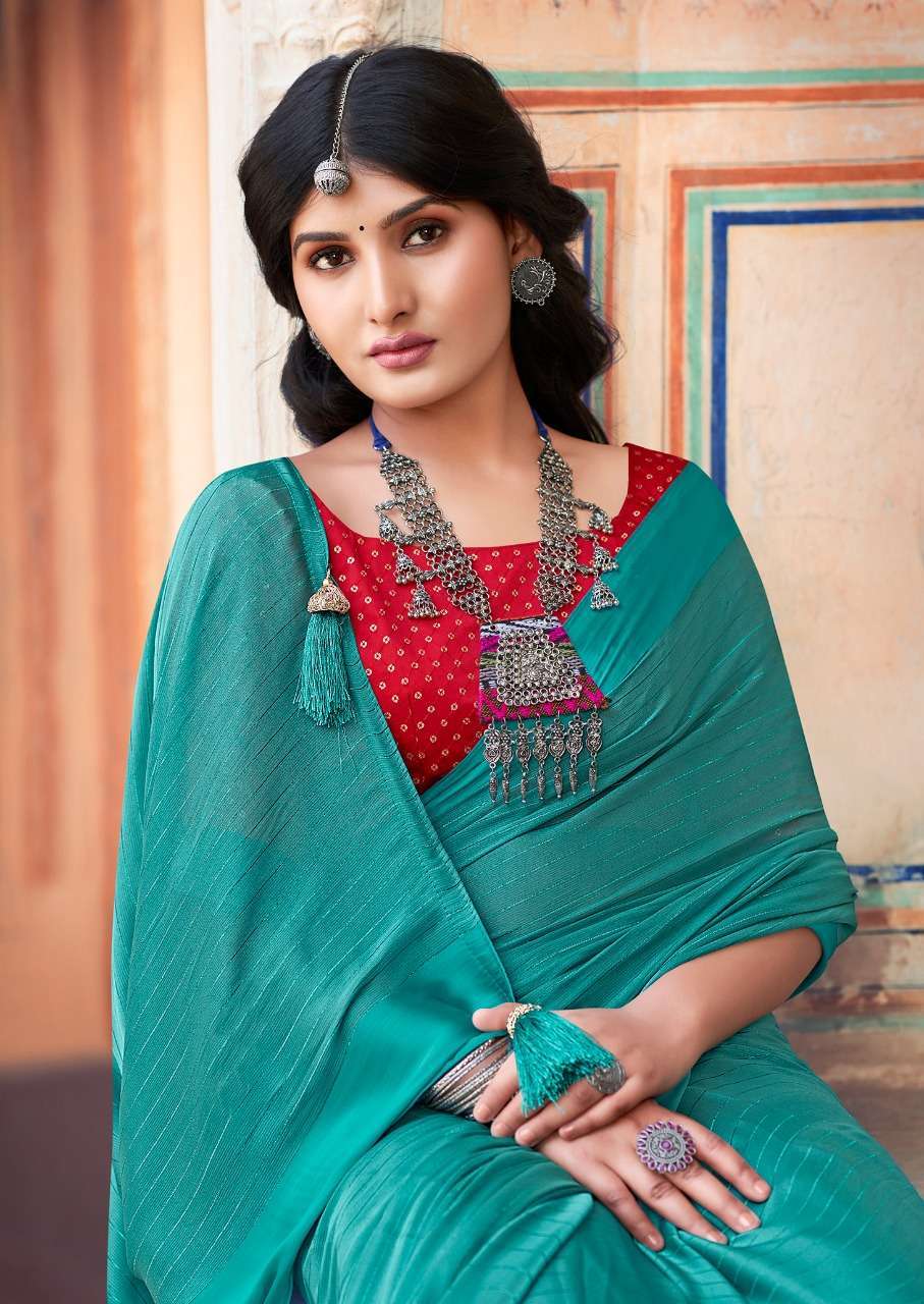 Lt Fabrics Kashvi Creation Venika Plan Saree Collection