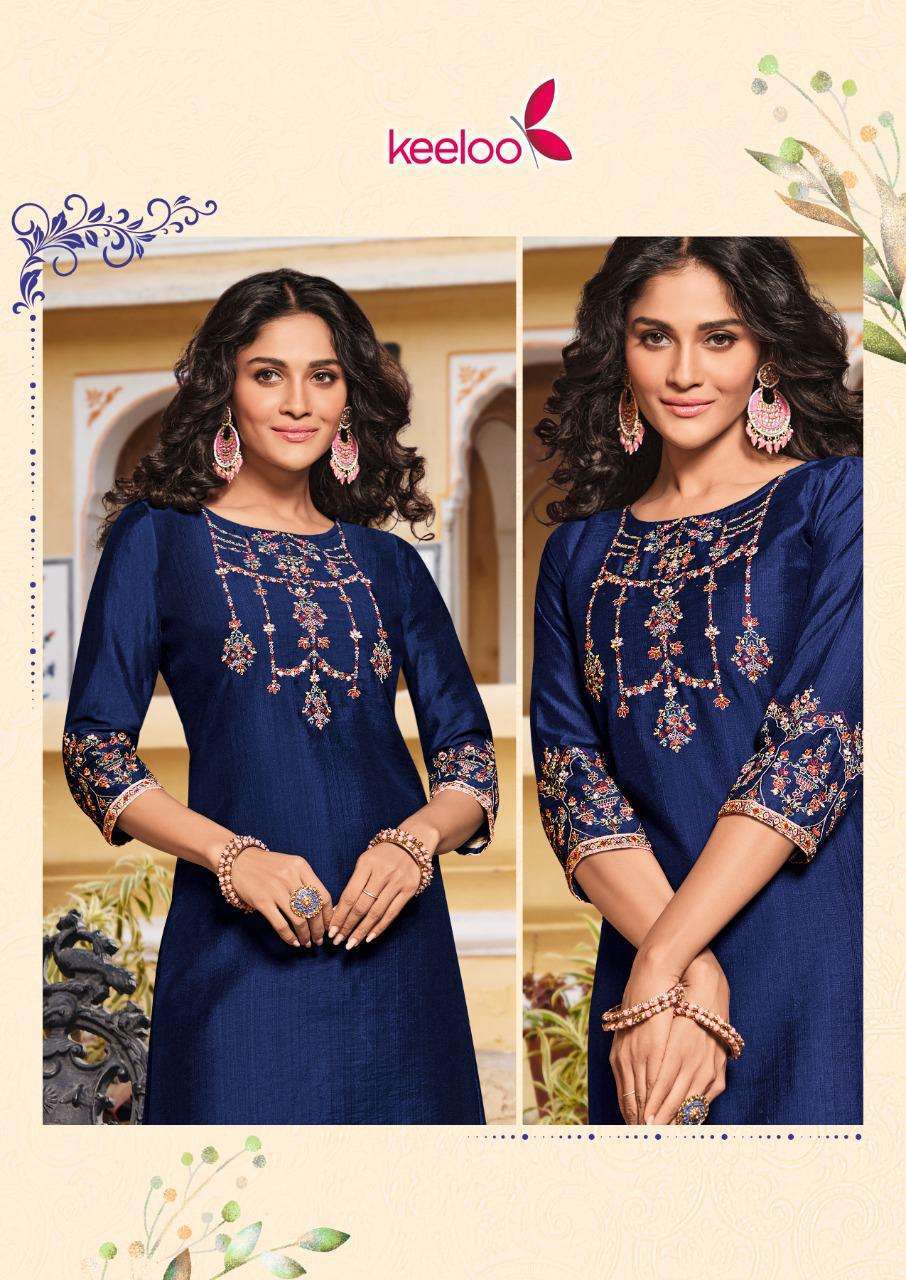 Keeloo Pagalee Vol 1 Fancy With Khatli Work Kurti Collection