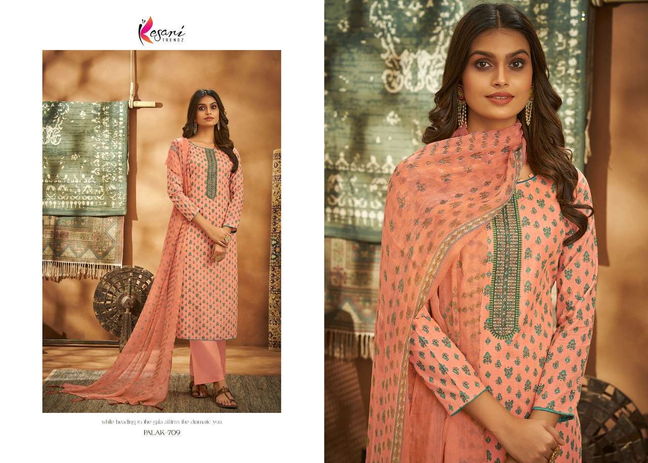 Kesari Trendz Palak Vol 2 Cotton With Fancy Work Salwar kameez collection