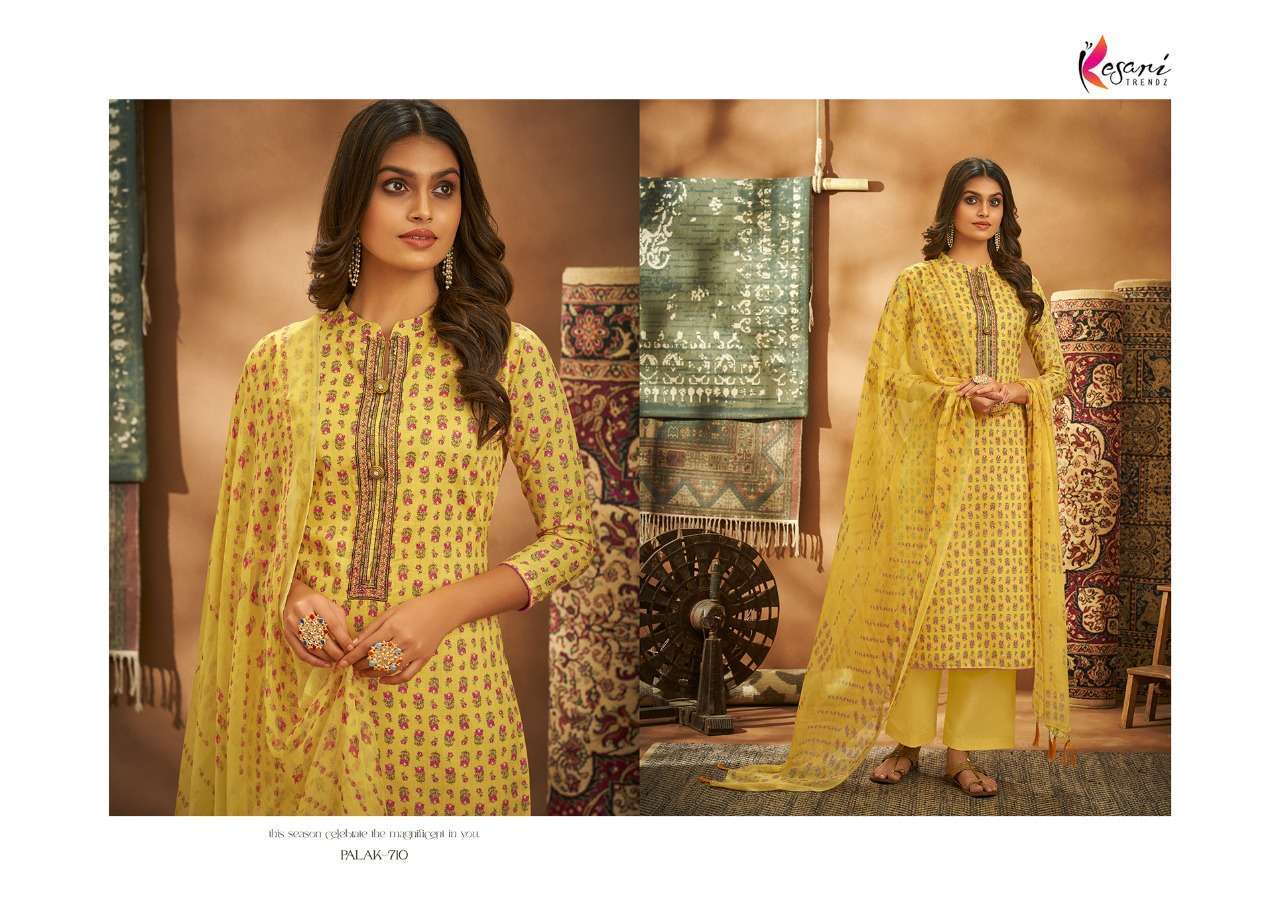 Kesari Trendz Palak Vol 2 Cotton With Fancy Work Salwar kameez collection