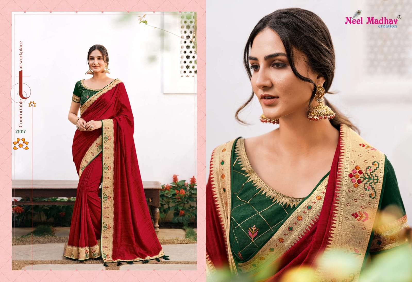 Neel Madhav Mirisha Vol 2 Satin Georgette With Fancy designer Saree ...