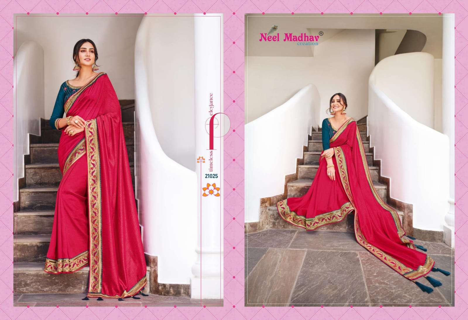 Neel Madhav Mirisha Vol 2 Satin Georgette With Fancy designer Saree ...