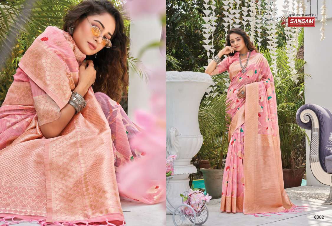Sangam Print Roop Shikha Cotton With Fancy Saree Collection