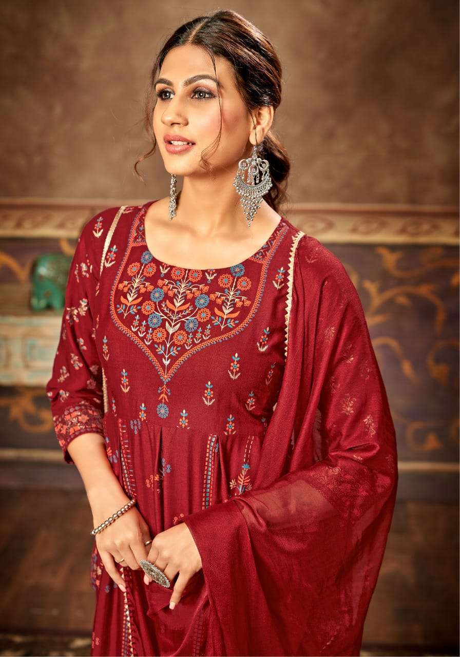Wanna Pakeezah Vol 2 Rayon Designer Gown With Dupatta Collection