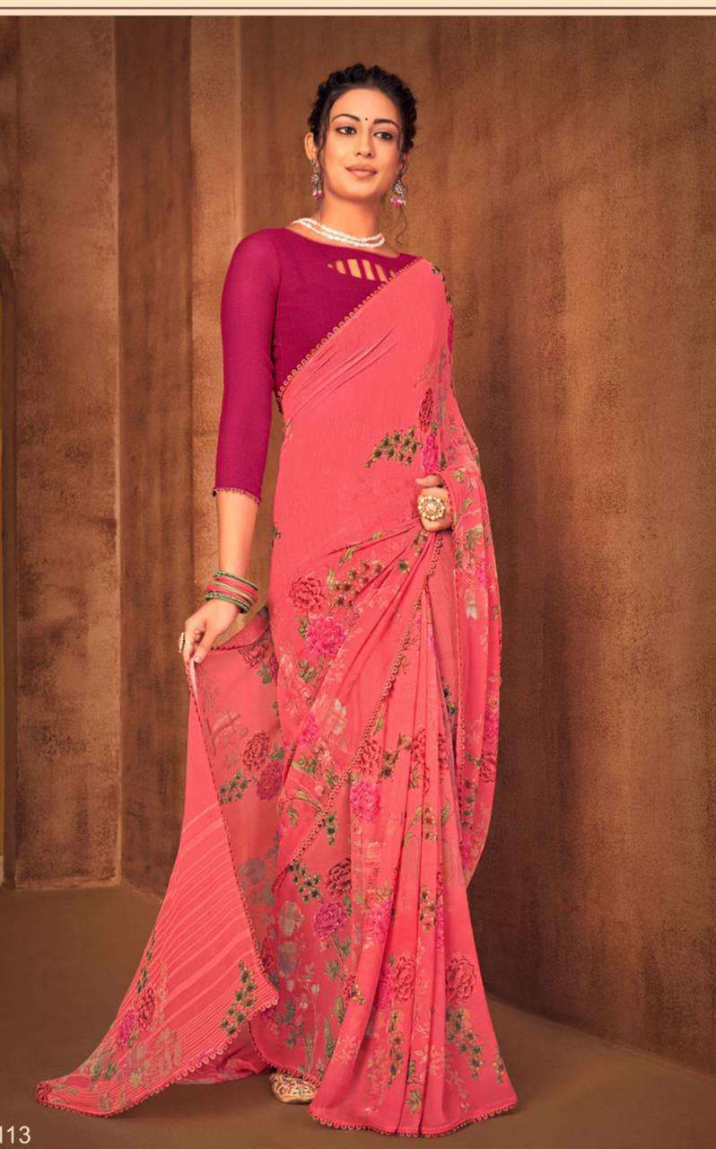 Bela Fashion Evara Weightless Georgette With Regular wear Saree ...