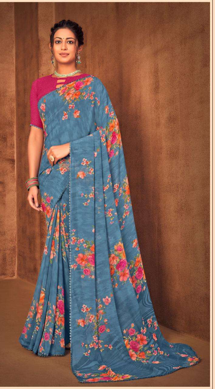 Bela Fashion Evara Weightless Georgette With Regular wear Saree ...