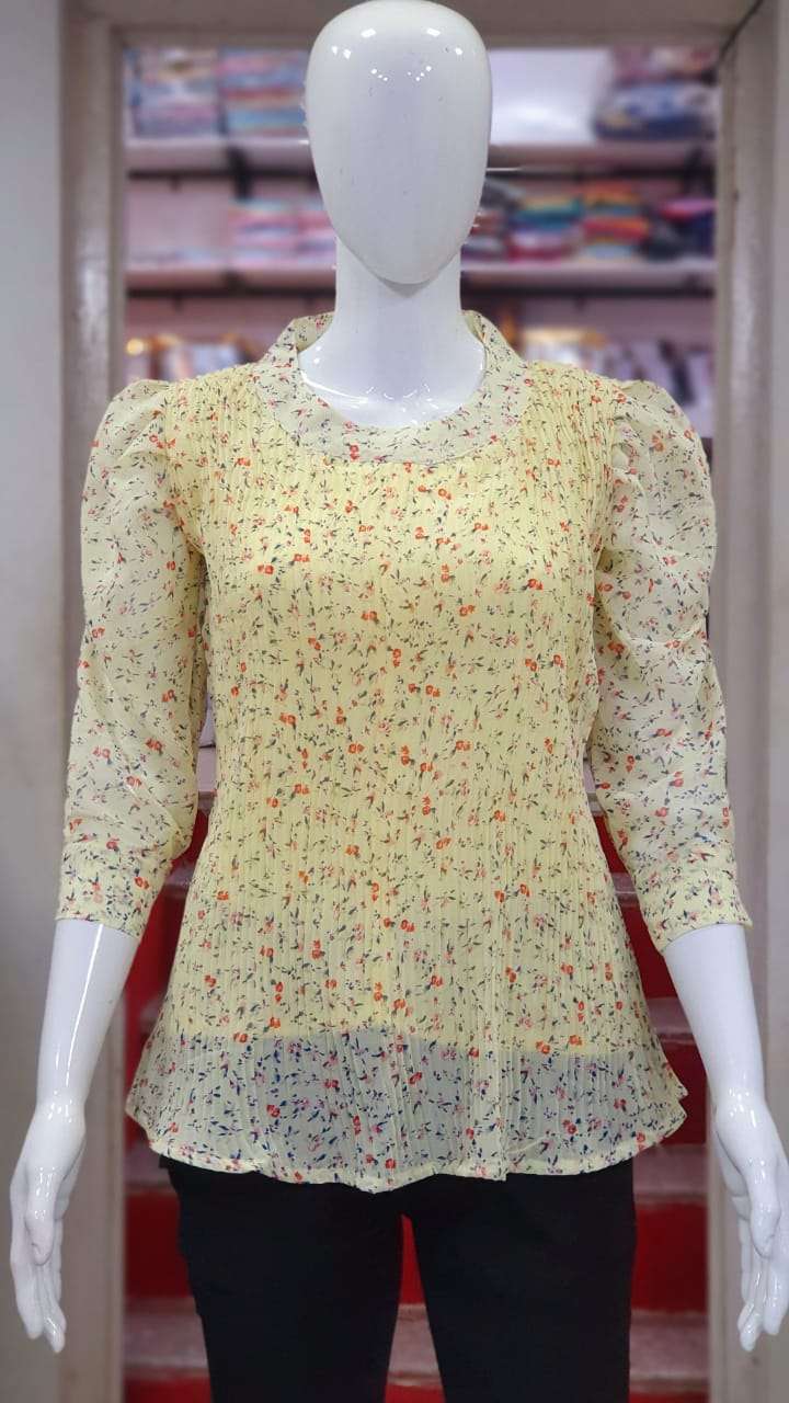 Georgette With Digital Print Fancy Tops Collection