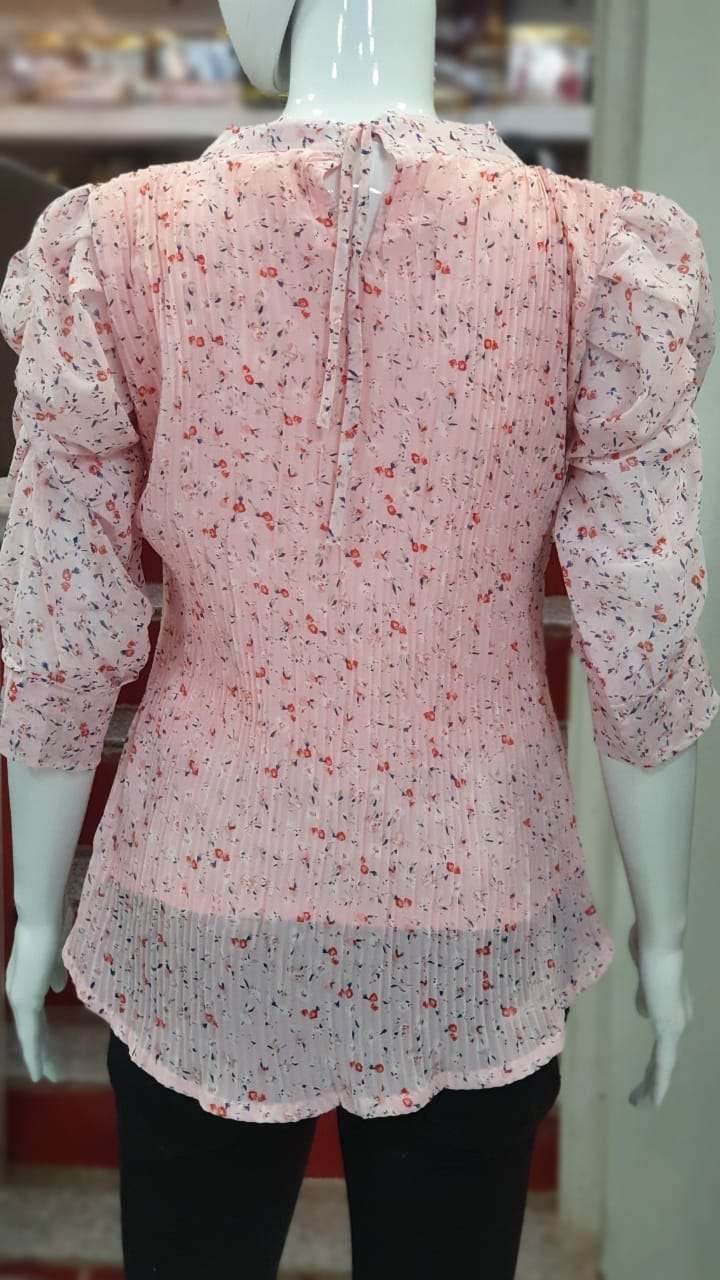 Georgette With Digital Print Fancy Tops Collection