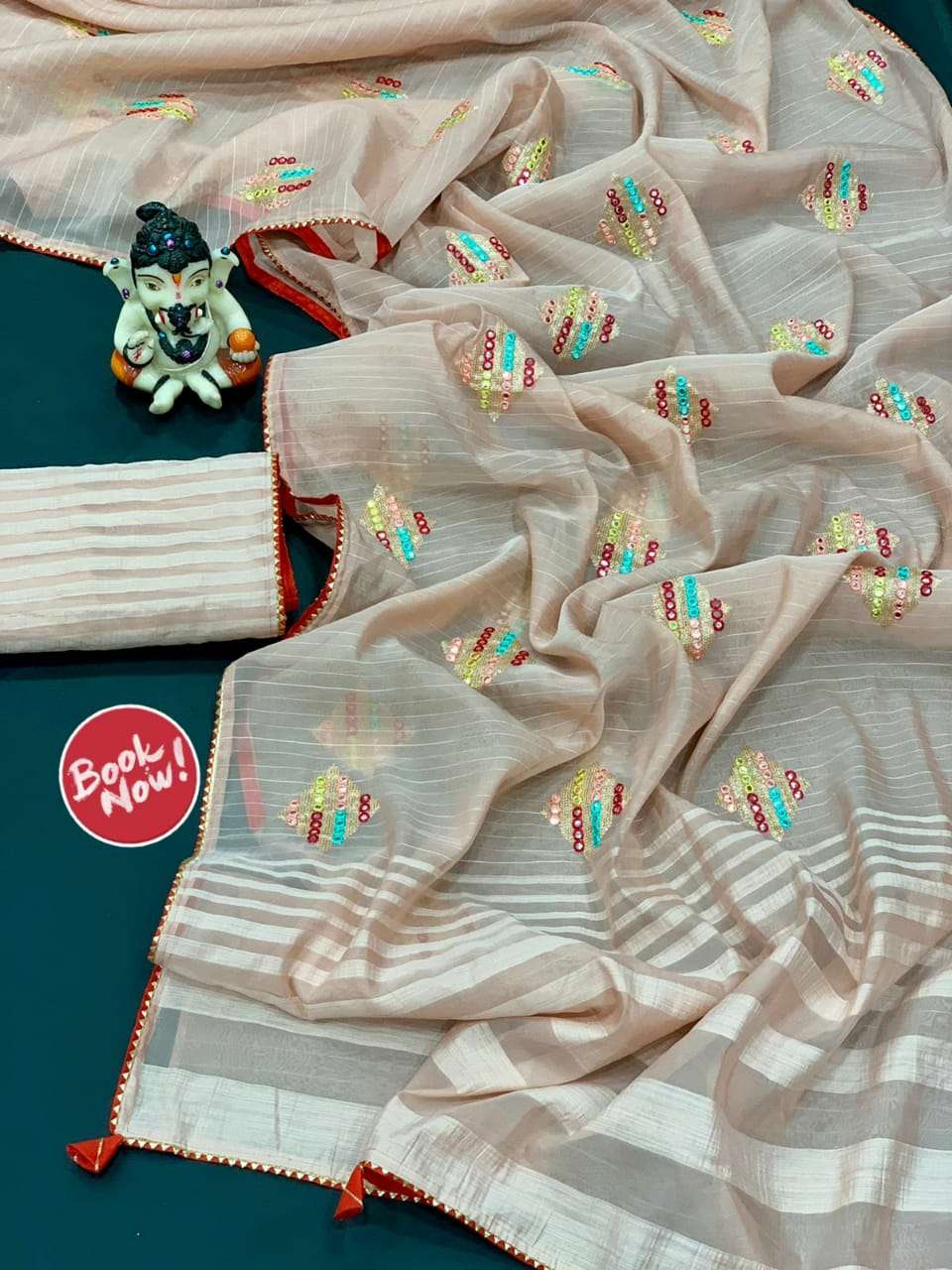 Organza Silk with Mirror Work Fancy Designer Saree collection at ...