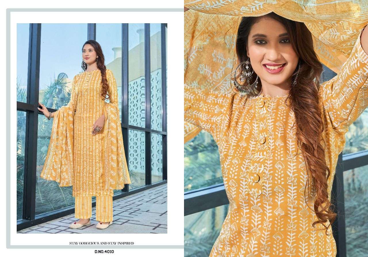 Radha Fab Rumy Vol 4 Cotton With Printed Salwar Kameez collection at ...