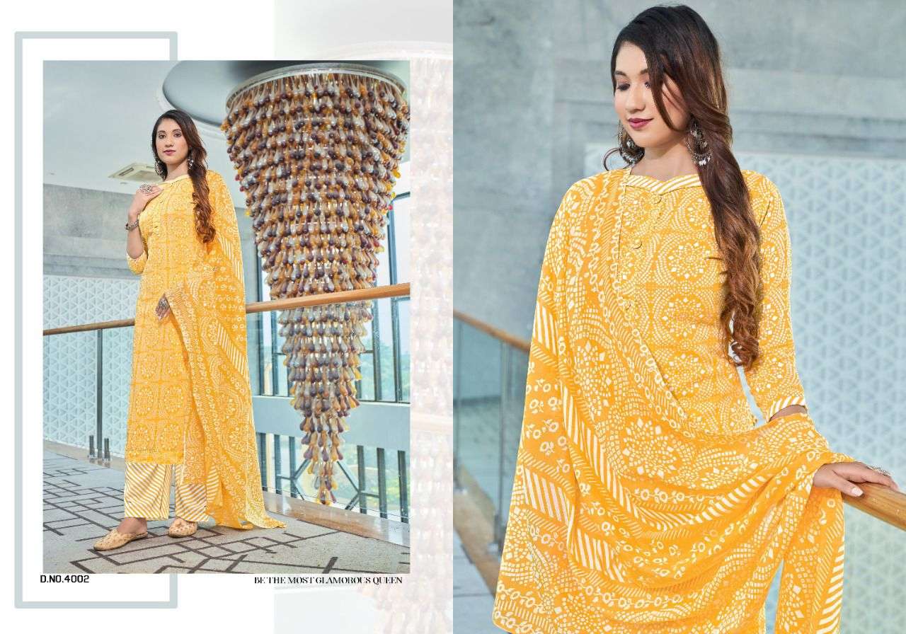 Radha Fab Rumy Vol 4 Cotton With Printed Salwar Kameez collection at ...