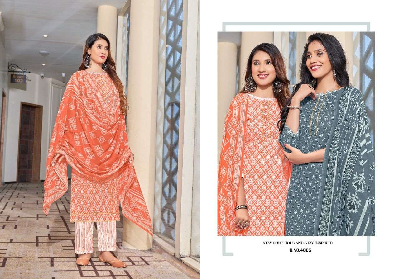 Radha Fab Rumy Vol 4 Cotton With Printed Salwar Kameez collection at ...