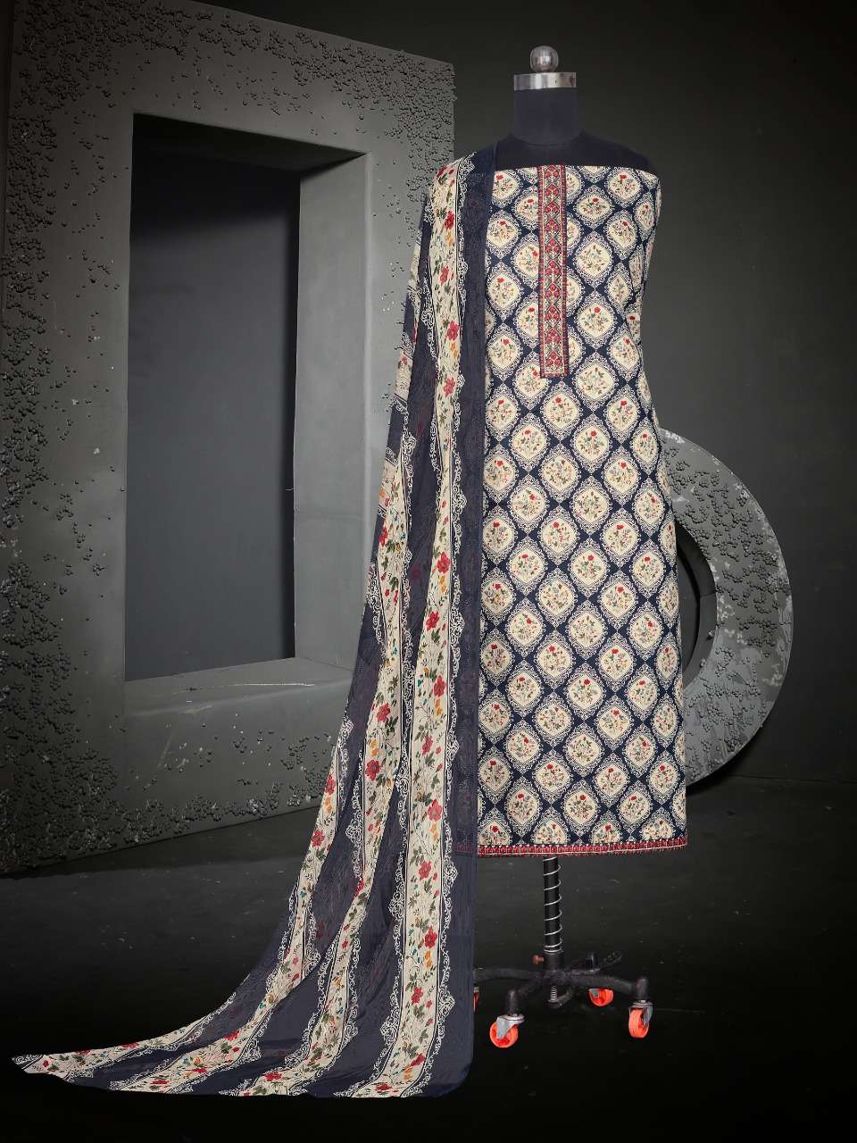 Bipson Fashion Simran 1850 Jam Satin With Fancy Salwar Kameez ...