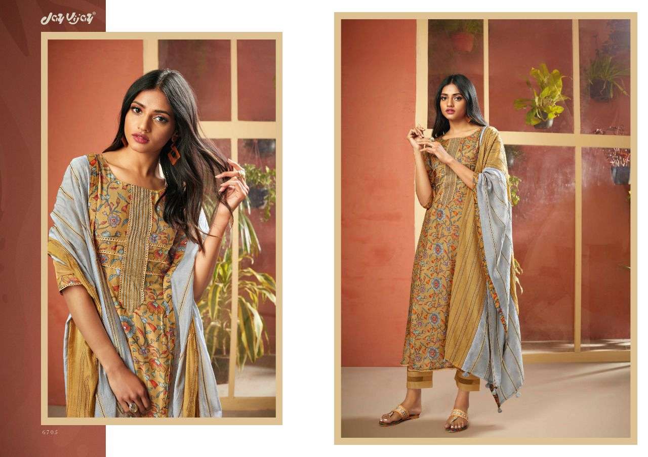 Jay Vijay Maya Moga Silk Digital Print Embroidery work Salwar Kameez ...