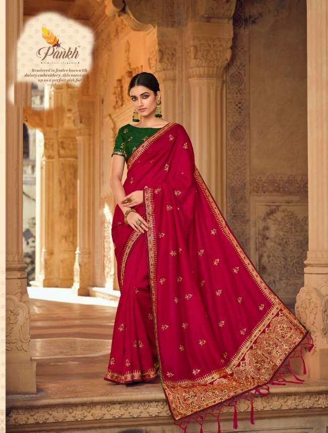 Pink Lotus Ruby Vol 1 Silk With Weaving Design Saree collection at ...