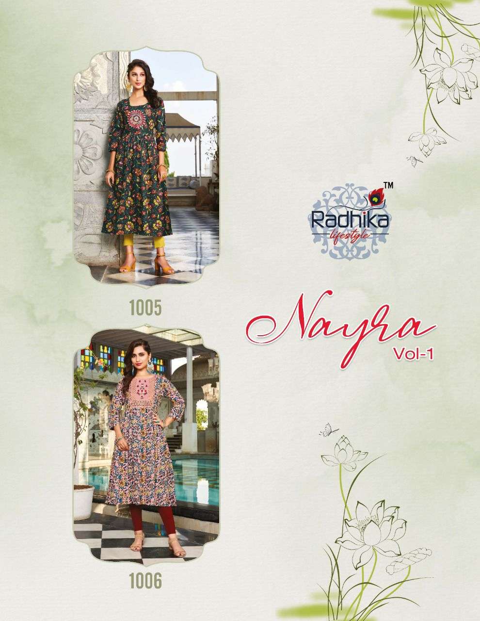 Radhika Lifestyle Nayra vol 1 Cotton With Printed Kurti collection at ...