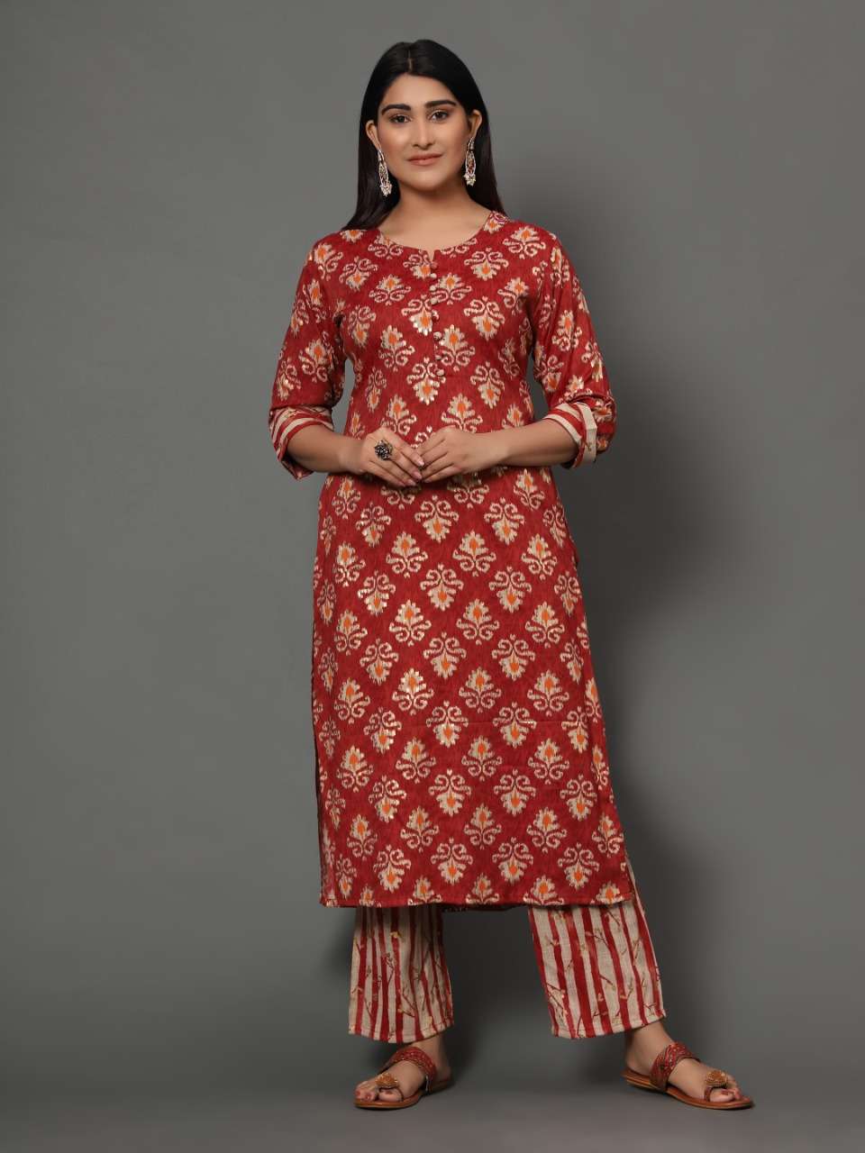 Rayon with Printed Regular Wear Kurti collection at wholesale rate