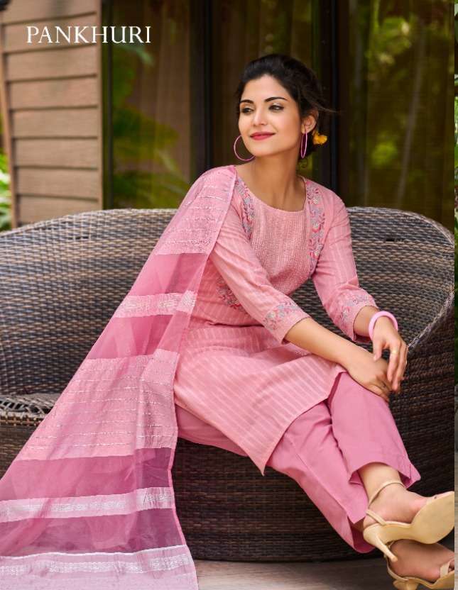 100 Miles Pankhuri Cotton With Hand work Festival Wear Readymade Suits ...