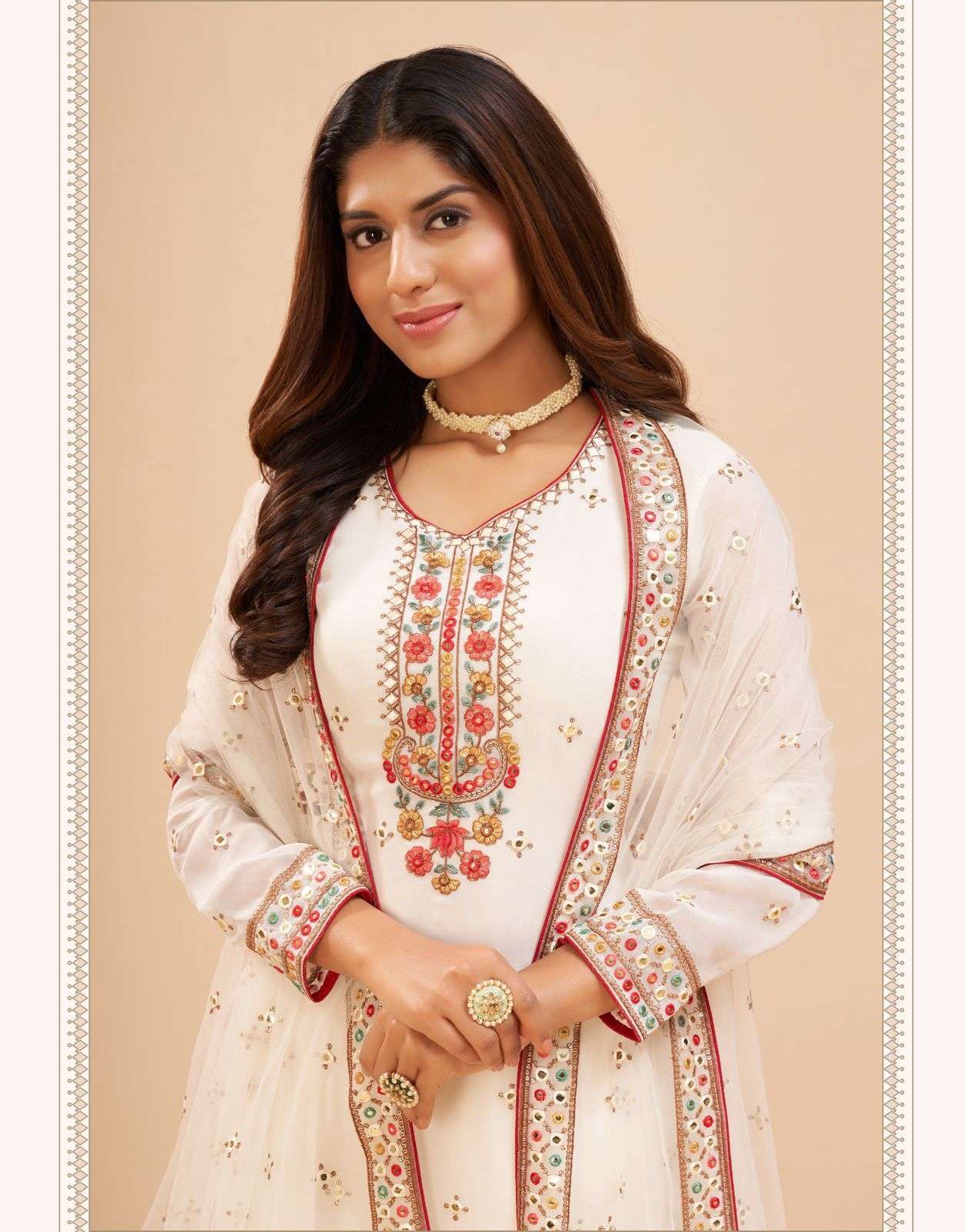 Alizeh Murad vol 8 Georgette with fancy Work Kurti With Sharara ...