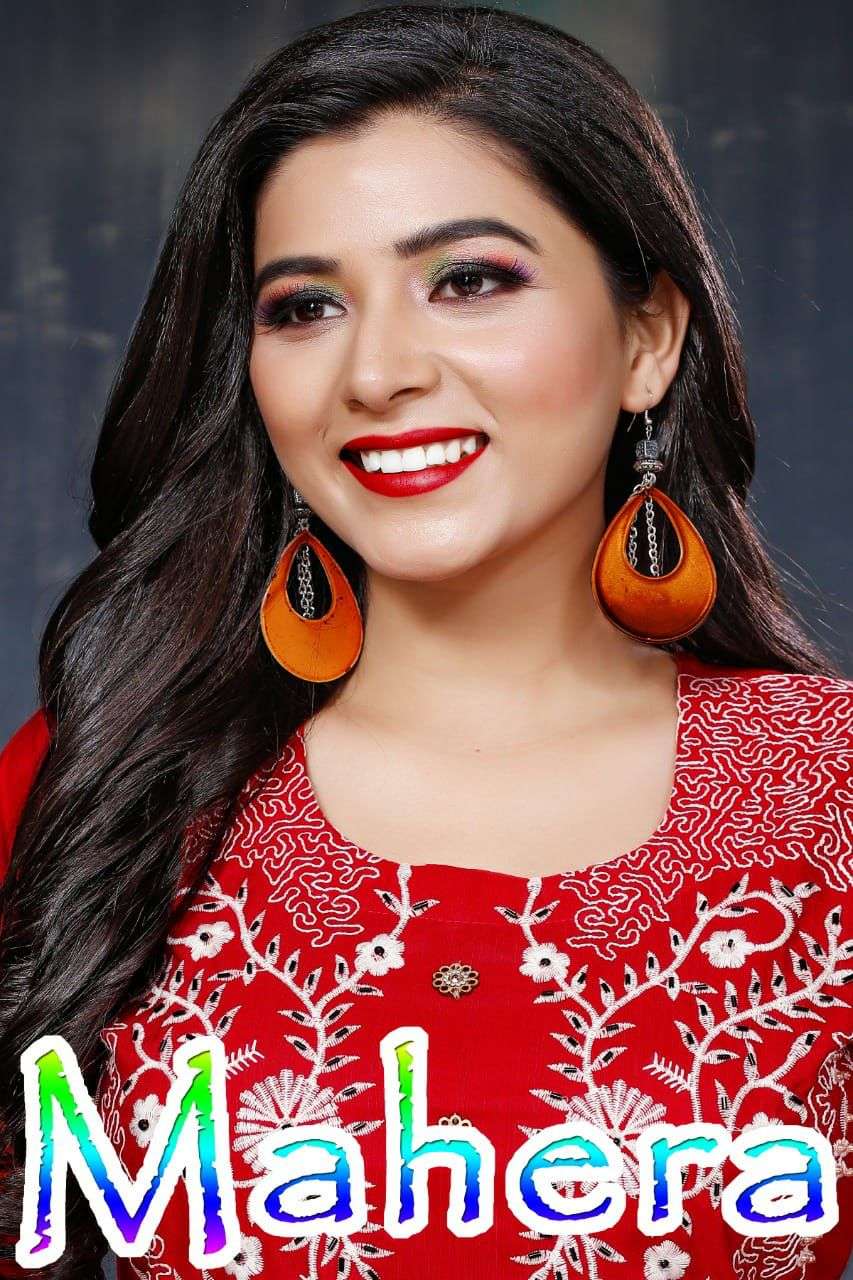 Beauty Queen Mahera vol 1 Rayon with fancy Work Kurti collection at ...