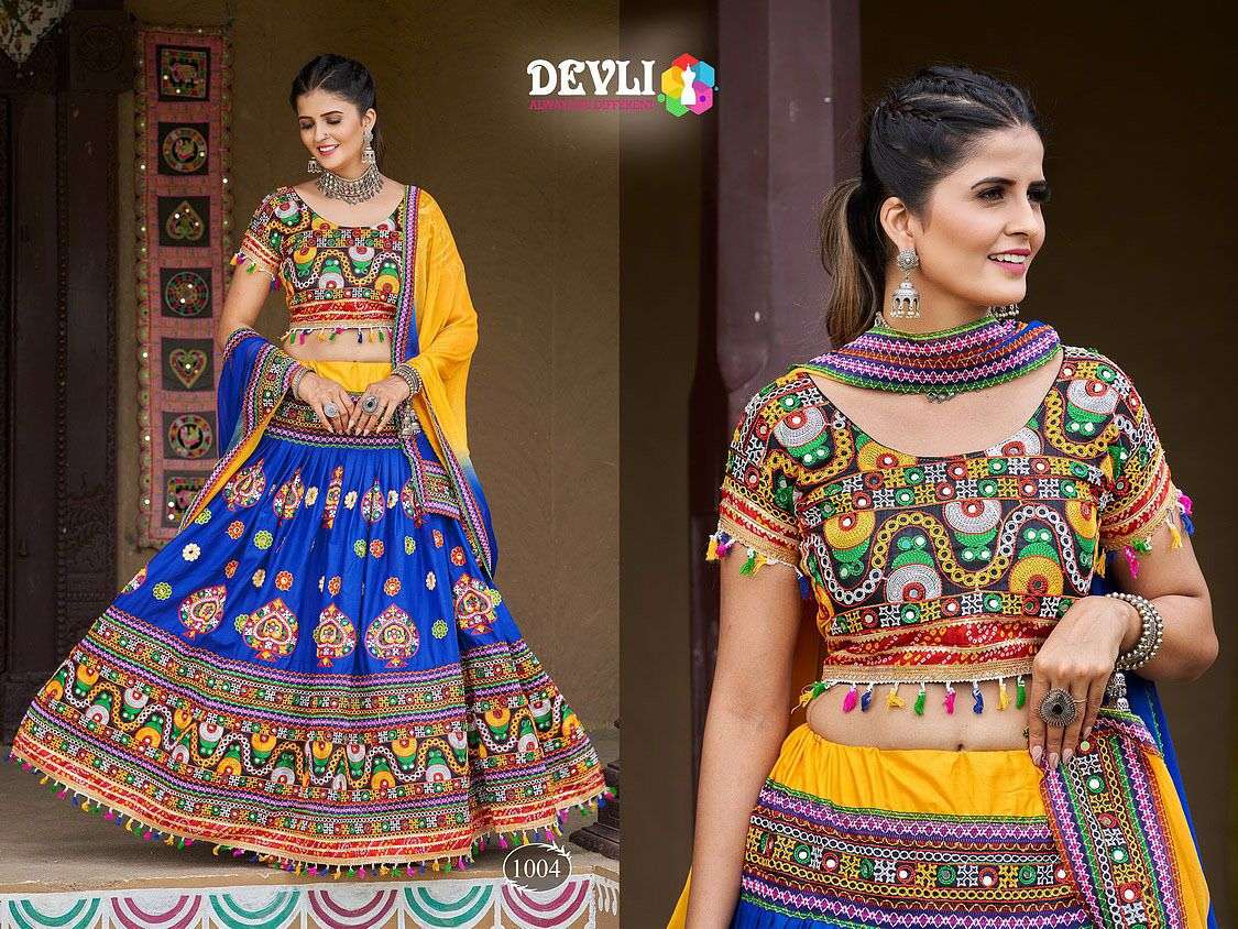 Dholida vol 1 Cotton With Kach Bavaliya Traditional Hand Work Navratri ...