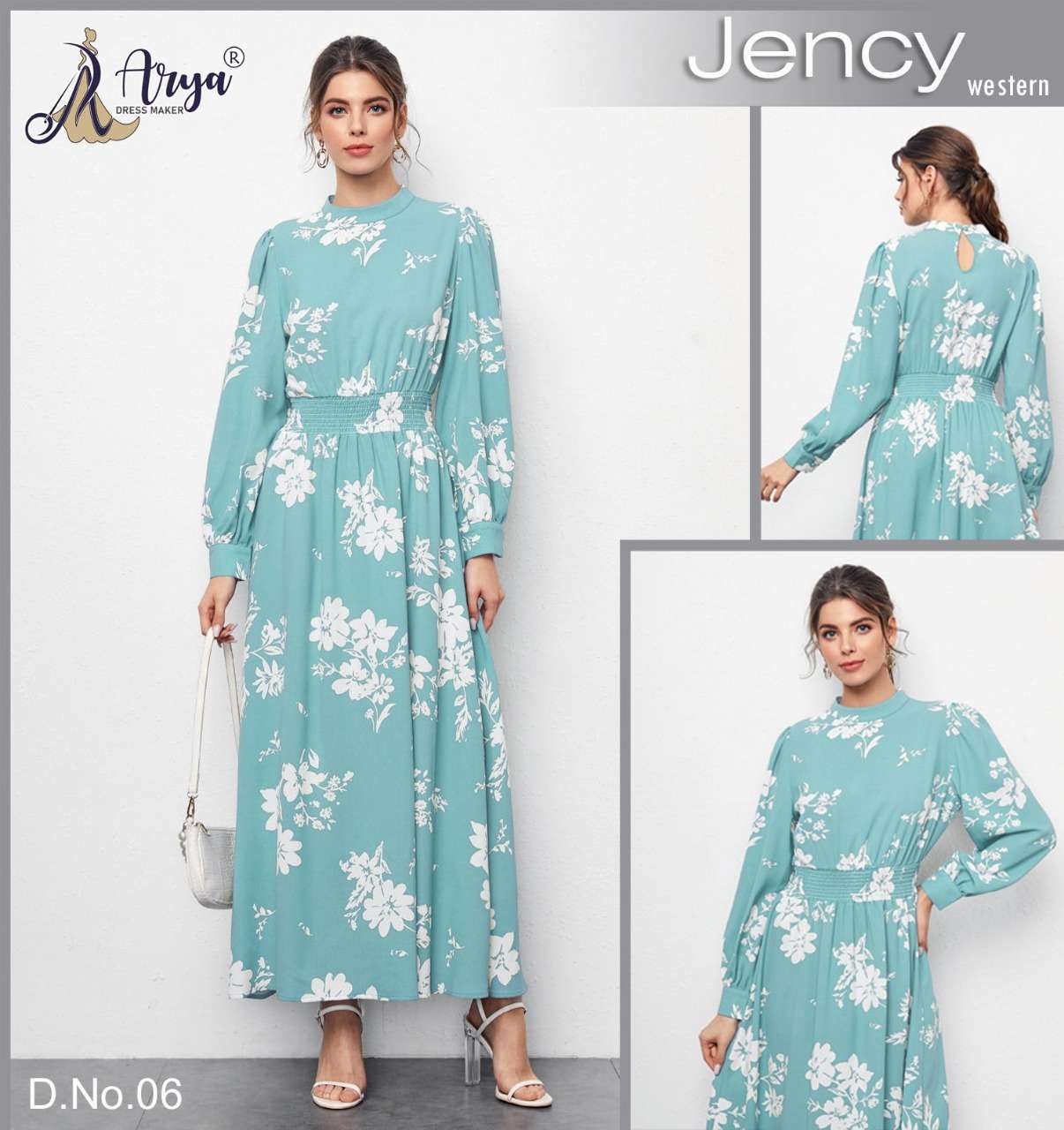 JENCY WESTERN GOWN STYLE KURTIS FOR WOMEN AT BEST PRICE