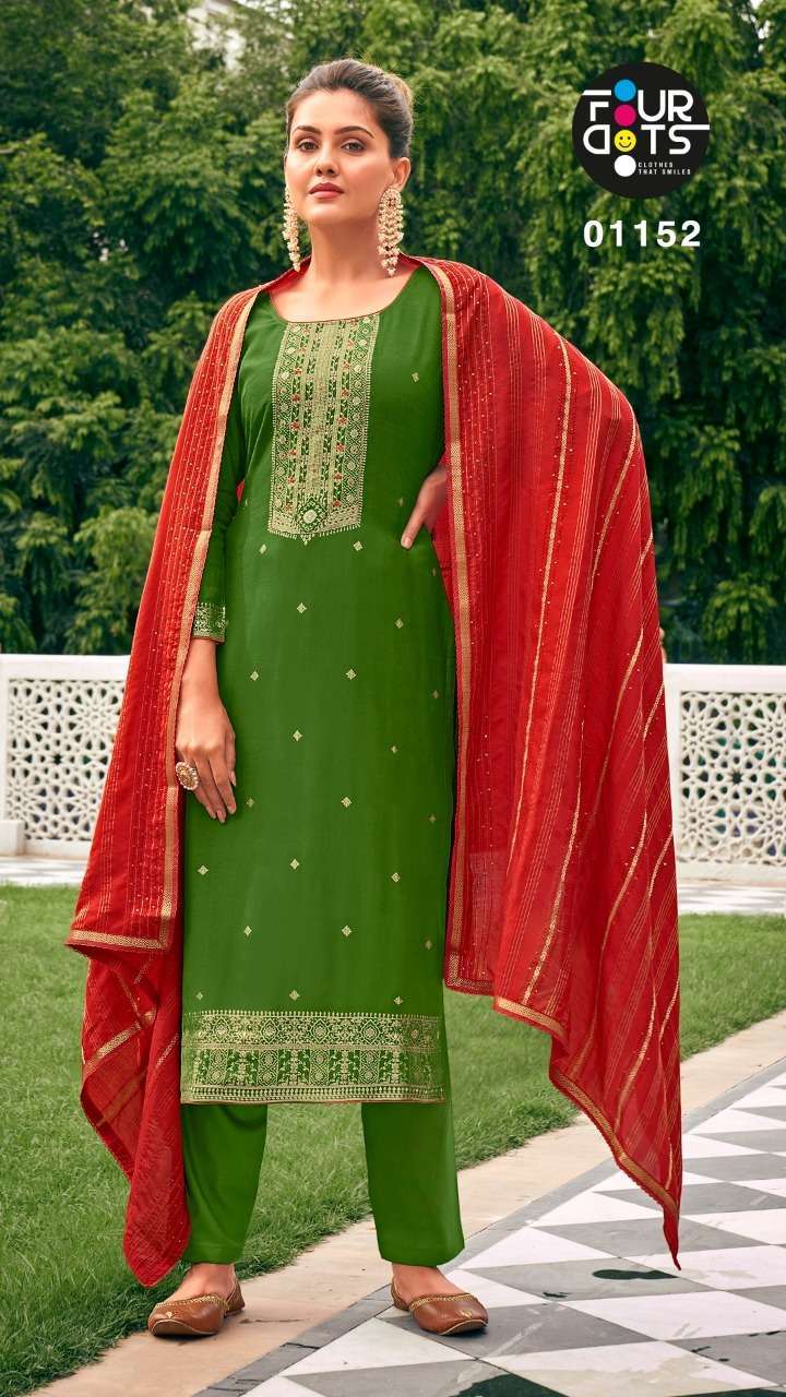 Kessi fabrics Four Dots Varli vol 3 Muslin silk with fancy Dress ...