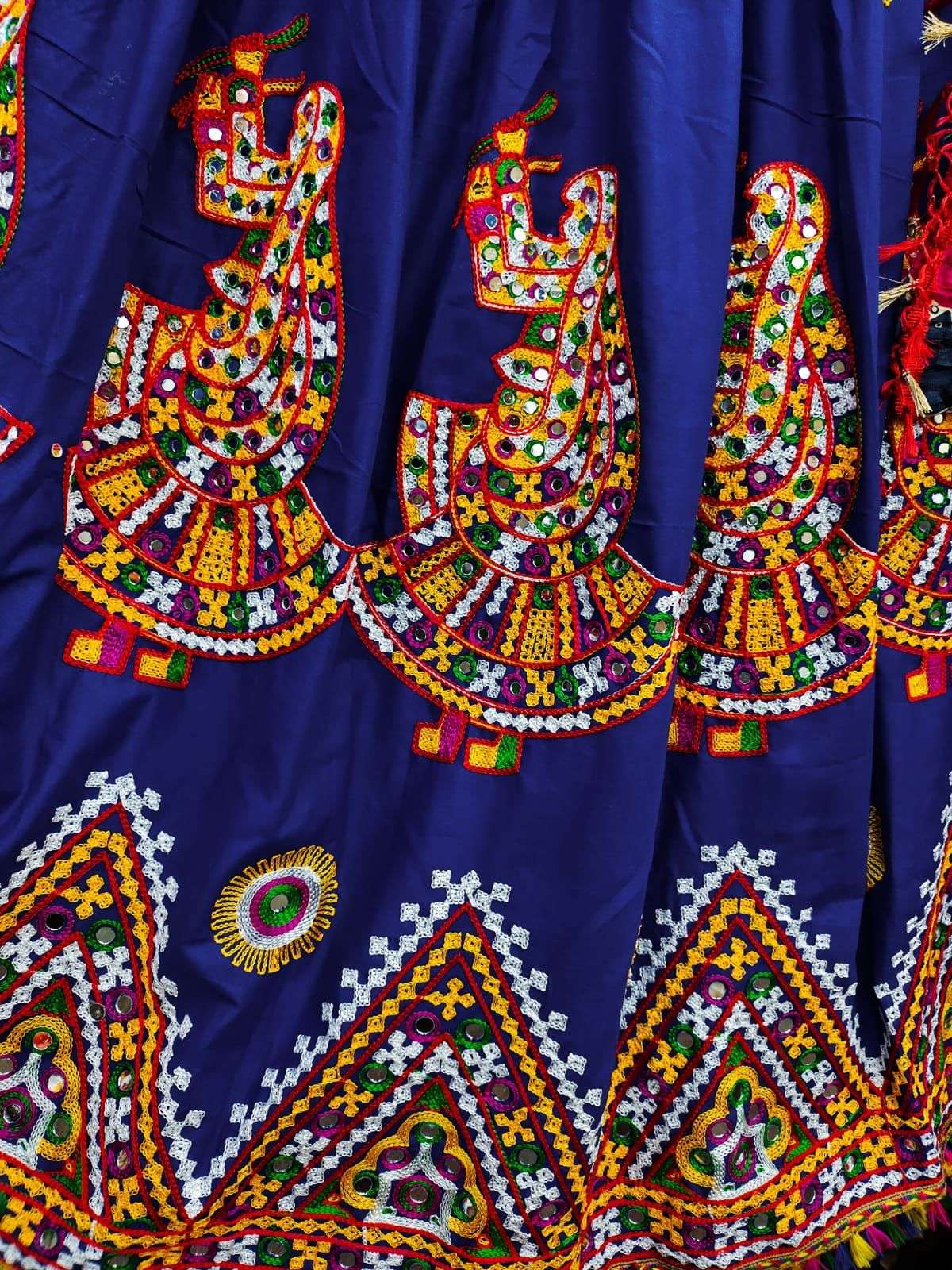 Khelaiyo vol 1 Cotton with traditional Hand Kach Bavliya work Navratri ...