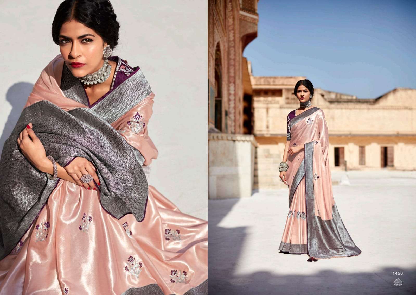 Kimora fashion Sunheri vol 18 Silk with Fancy Work Wedding Wear Saree ...