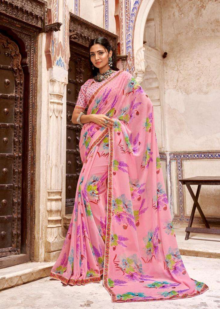 Lt Fabrics kashvi Creation Reshmi Georgette With Printed Regular Wear ...