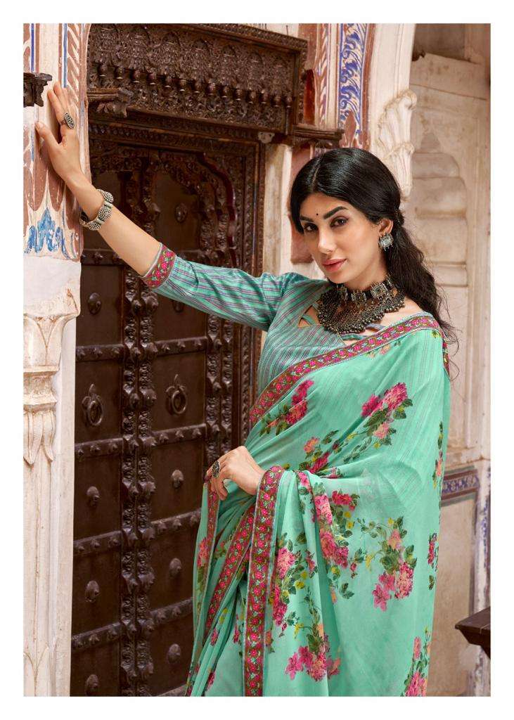 Lt Fabrics kashvi Creation Reshmi Georgette With Printed Regular Wear ...