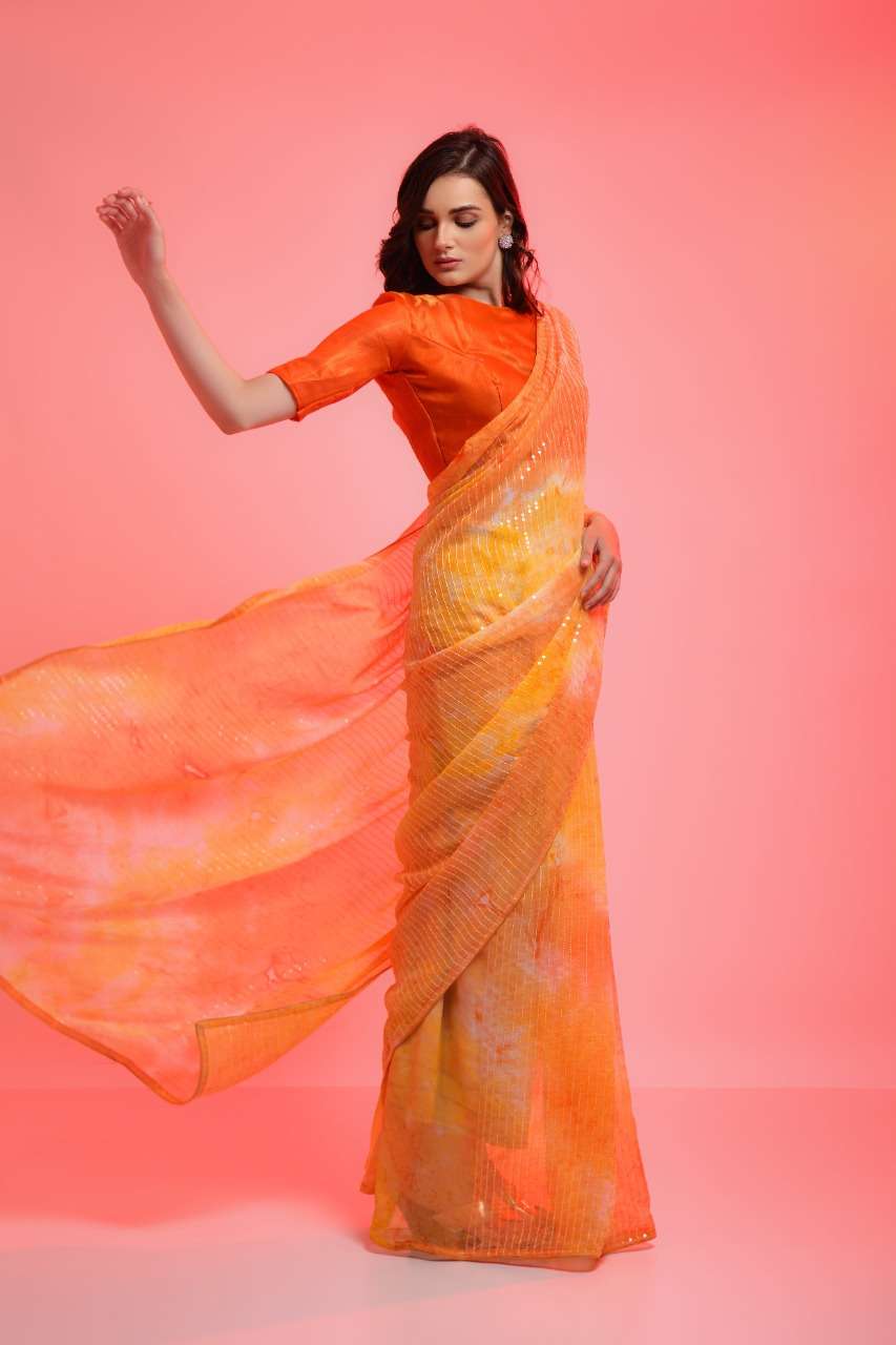 Mahotsav Mohmanthan Sitari Vol 3 Chiffon With Sequence Work Fancy Saree ...
