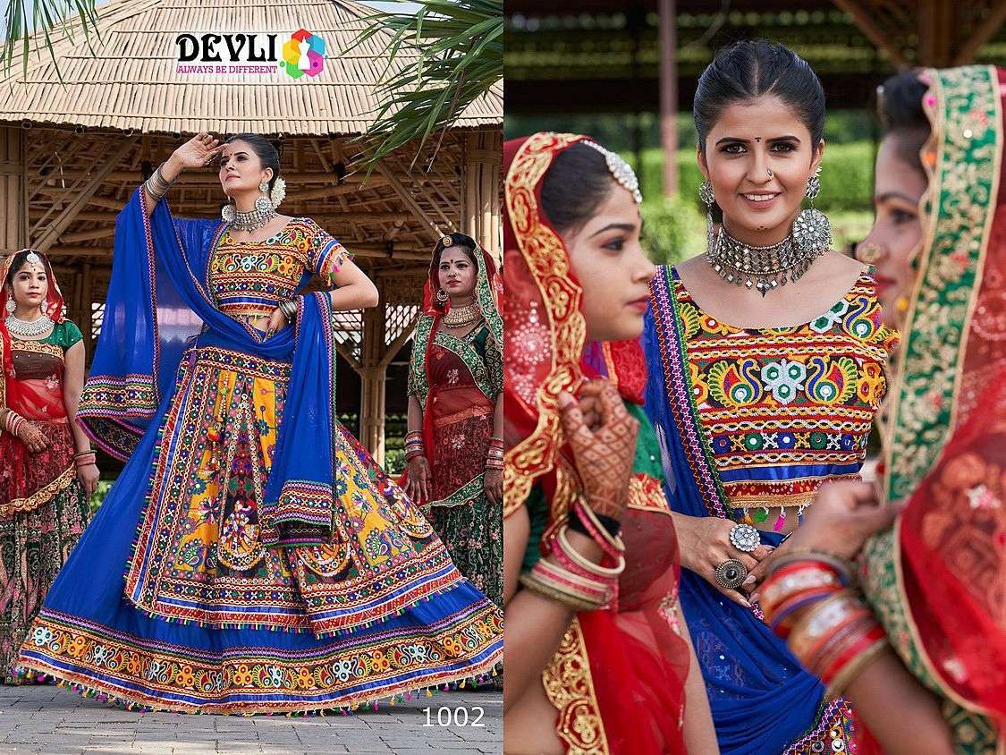 Ramzat vol 1 Cotton with Traditional Kach Bavaliya Hand work Navratri ...