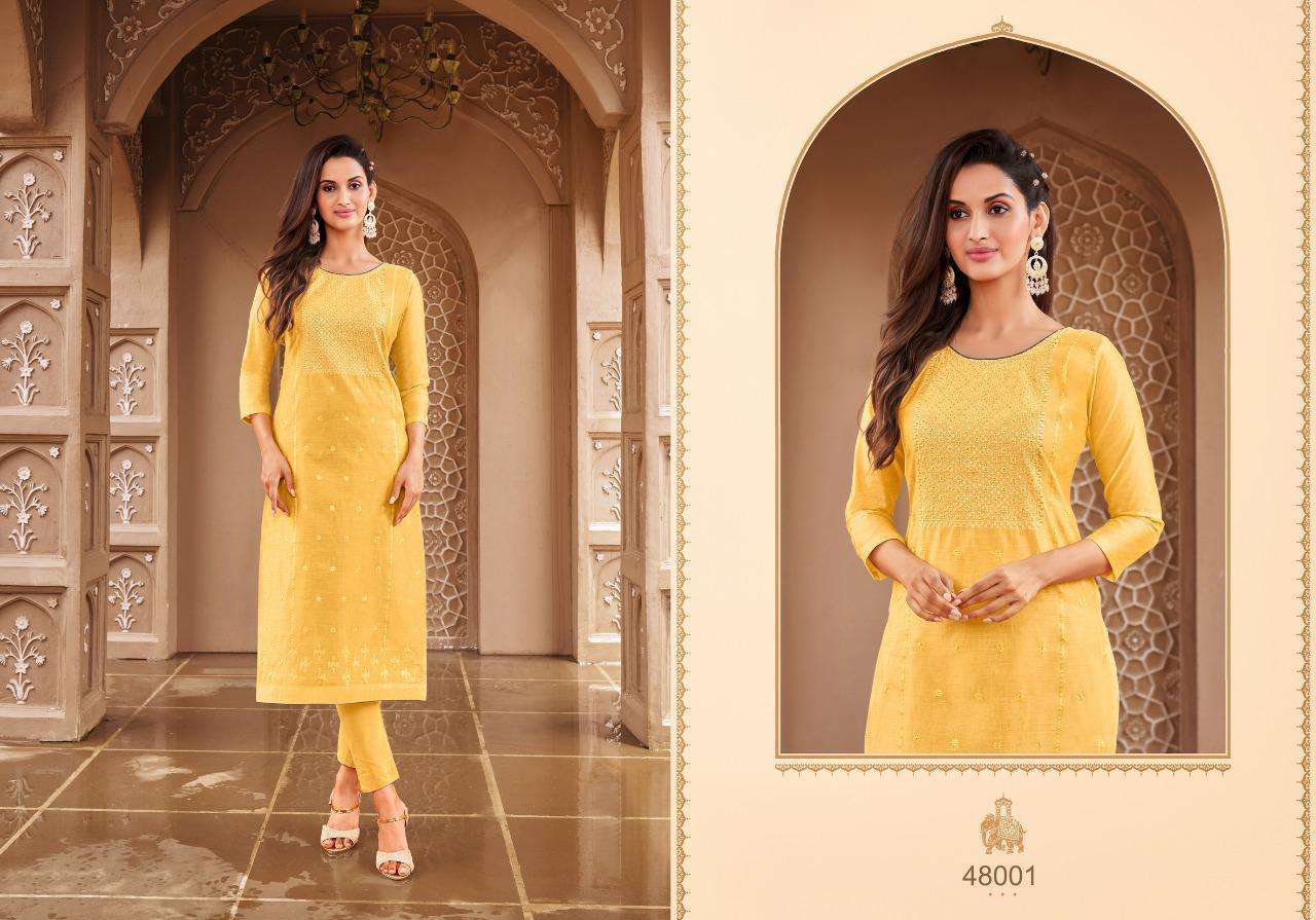 Artio Jersy vol 2 Silk with fancy Work Kurti collection at wholesale rate