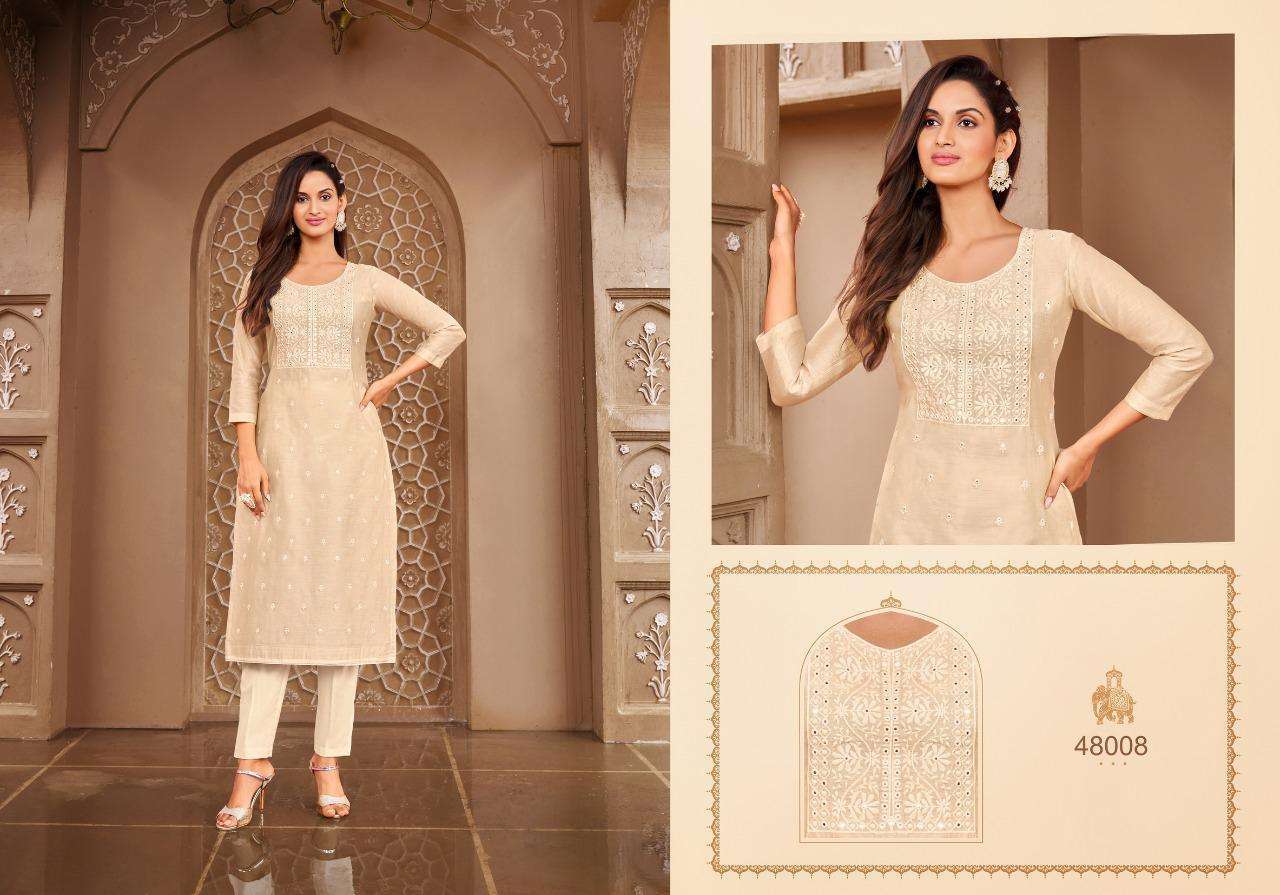 Artio Jersy vol 2 Silk with fancy Work Kurti collection at wholesale rate