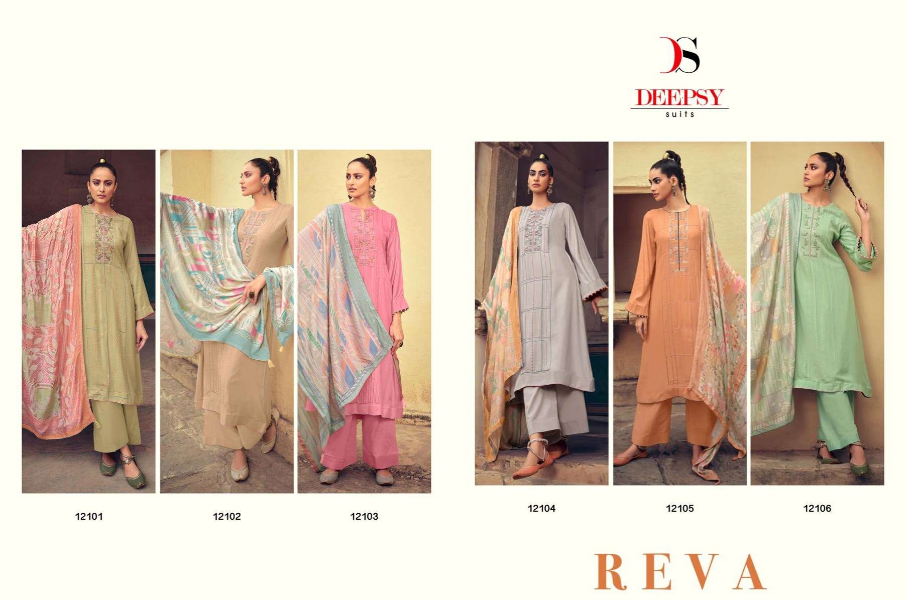 Deepsy suits Reva Viscose pashmina With fancy Work Winter Wear suits ...