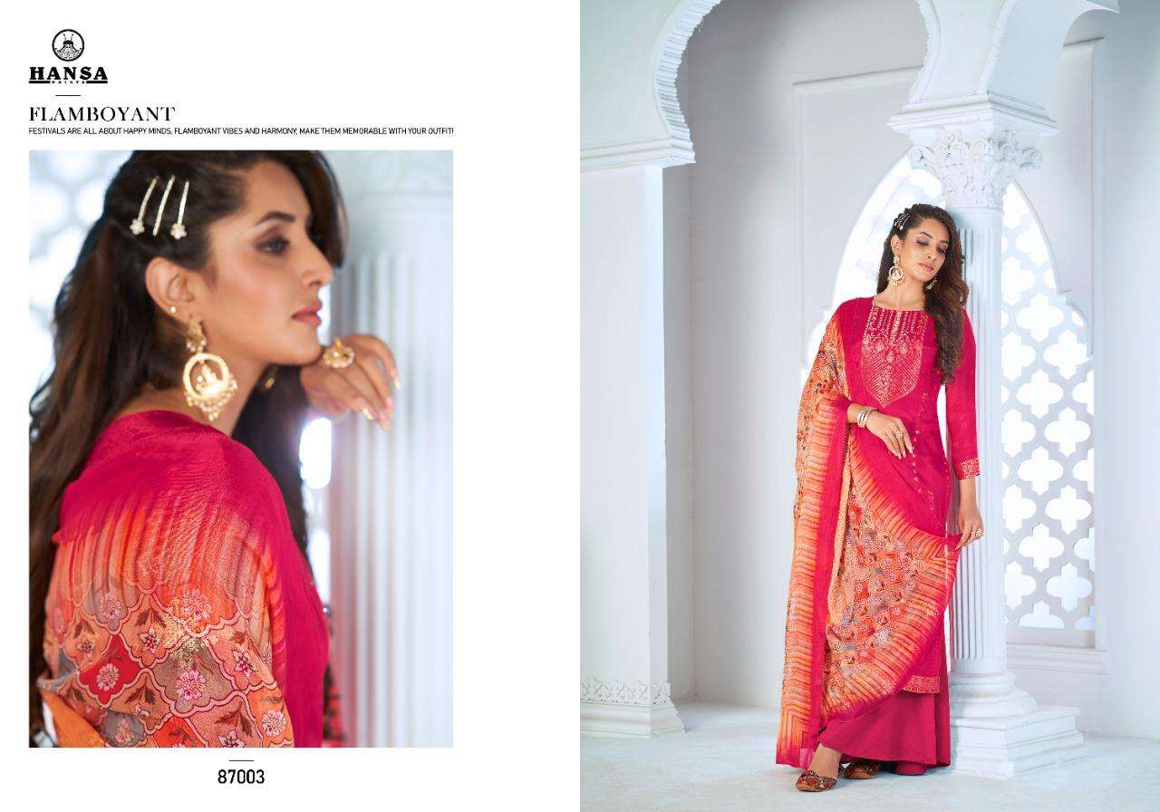 Hansa Banaras Muslin jacquard With fancy Party Wear suits Collection at ...
