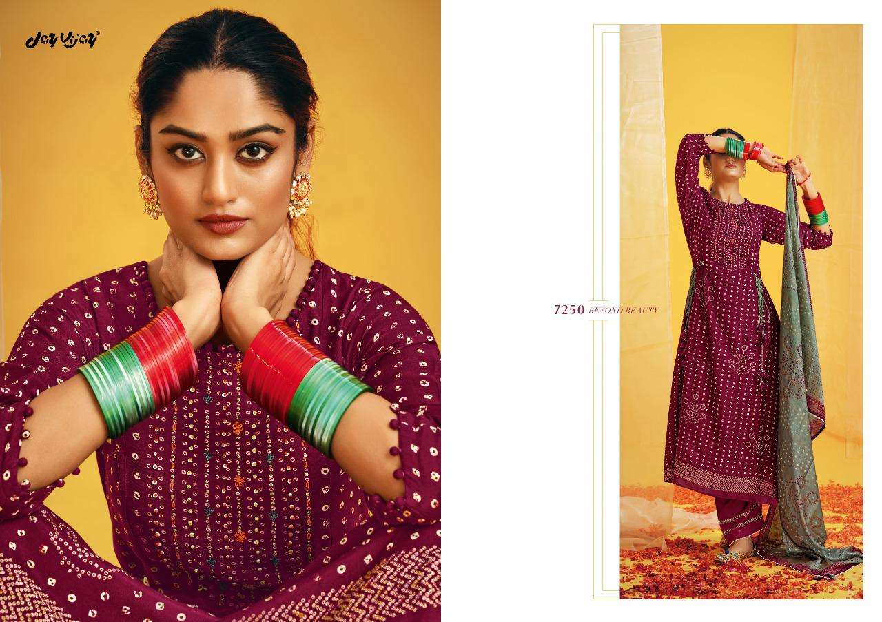 Jay Vijay Naveli Hits Silk with Digital Print Dress Material collection ...