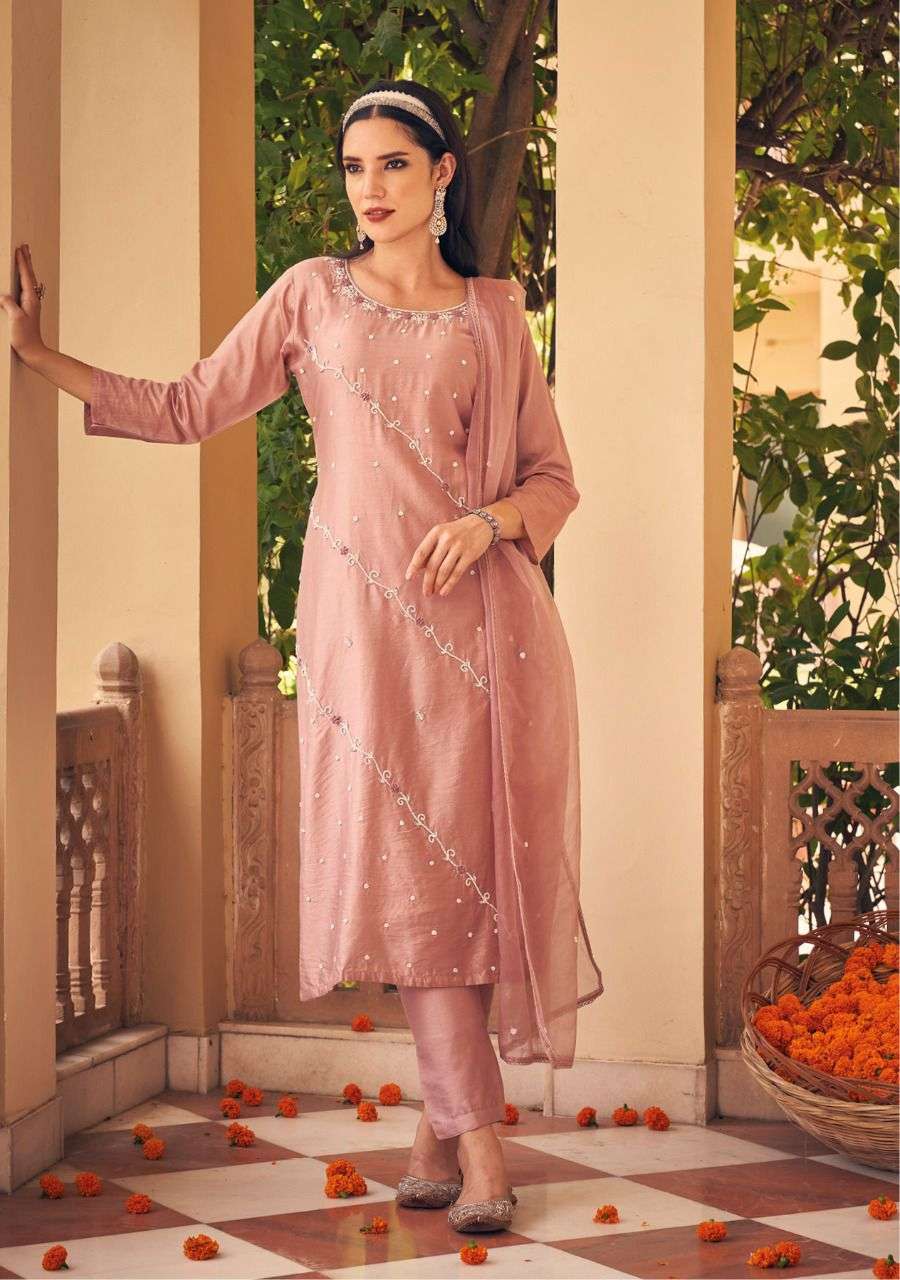 Kalki fashion Anokhi Viscose silk with fancy Designer Readymade suits ...