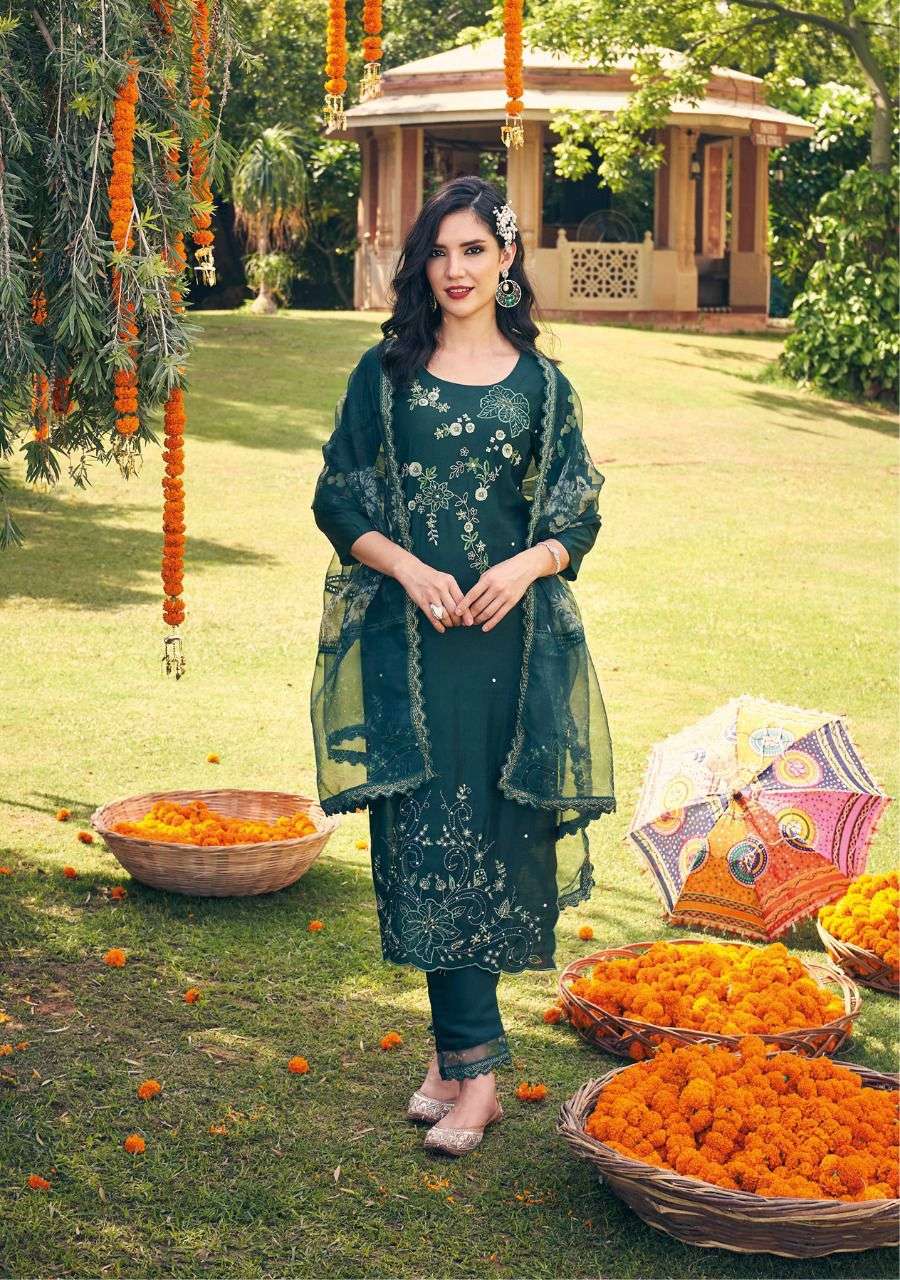 Kalki fashion Nazakat vol 2 Viscsoe silk with fancy handwork Designer ...