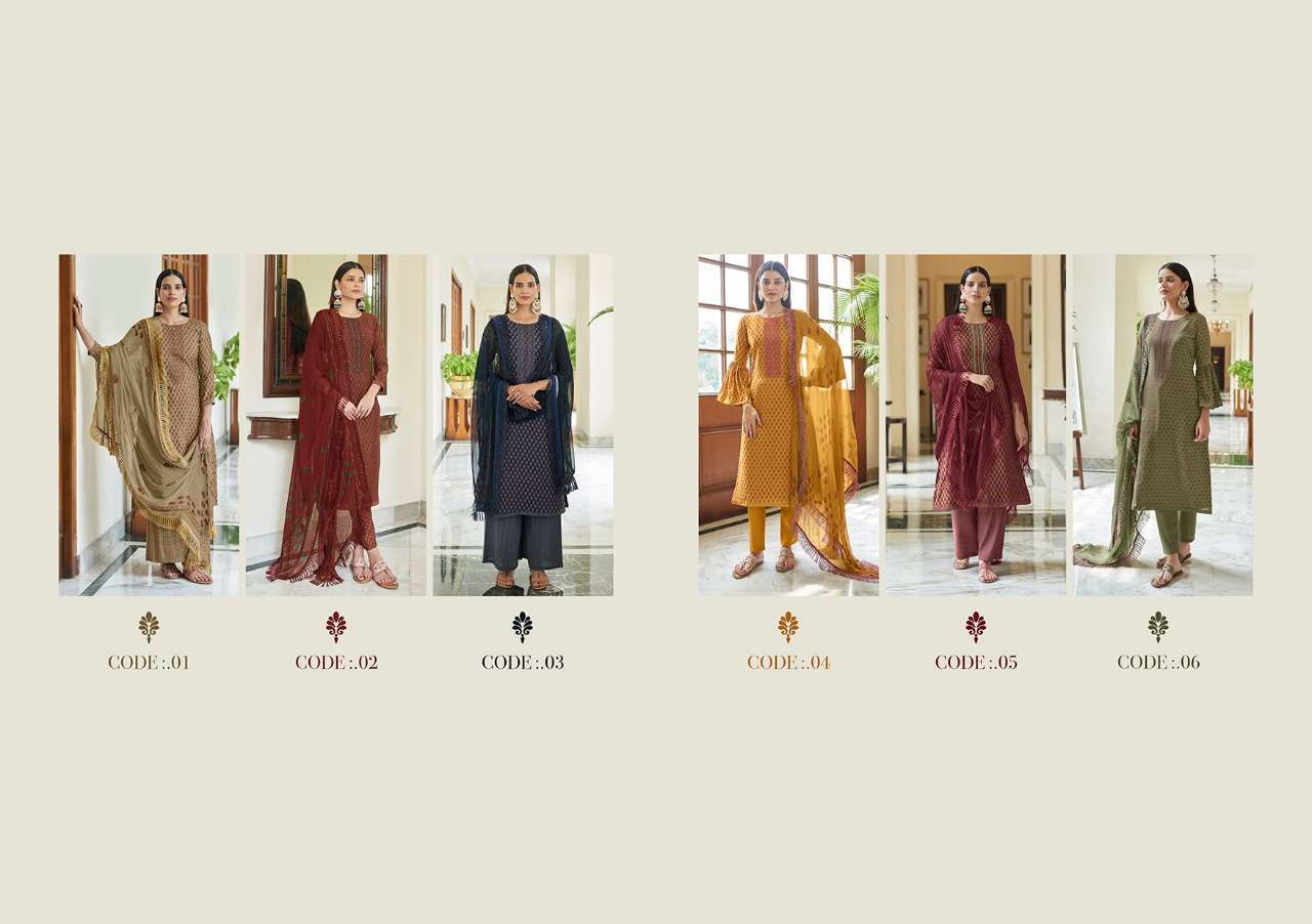 Kesari Trendz Izhar Modal silk with fancy suits collection at wholesale ...