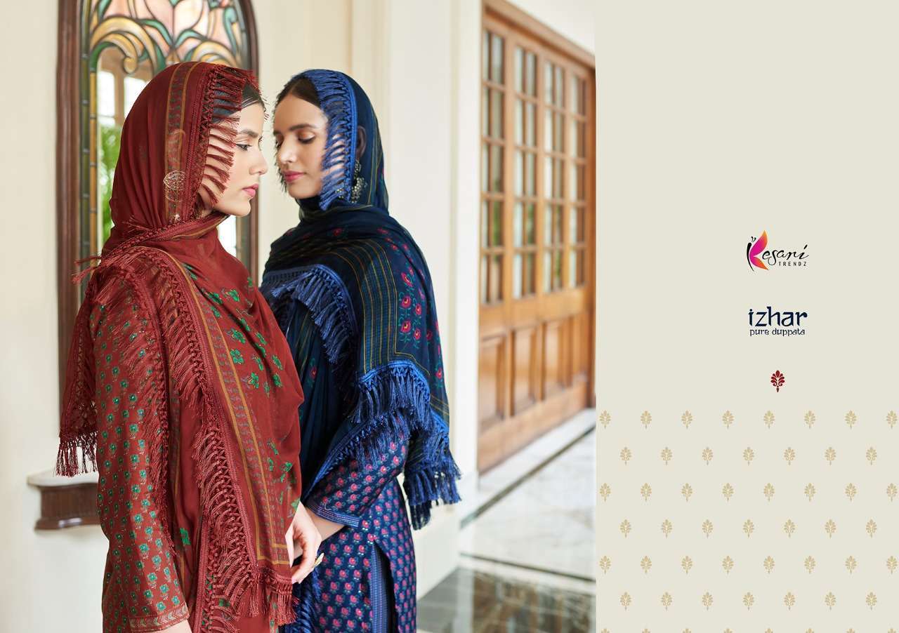 Kesari Trendz Izhar Modal silk with fancy suits collection at wholesale ...