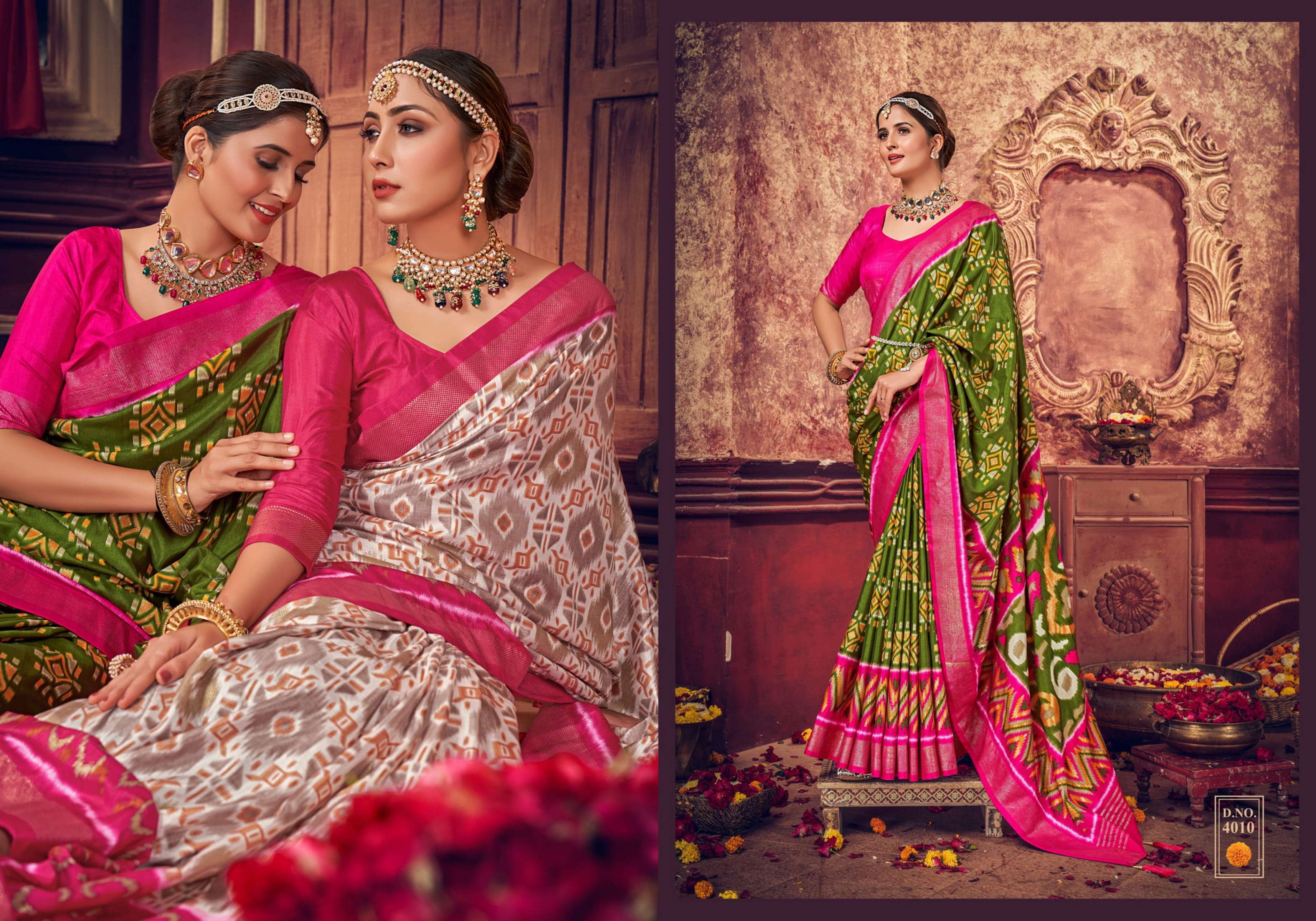 Shubh Shree Rasvriti silk with Fancy Regular Wear Saree collection at ...