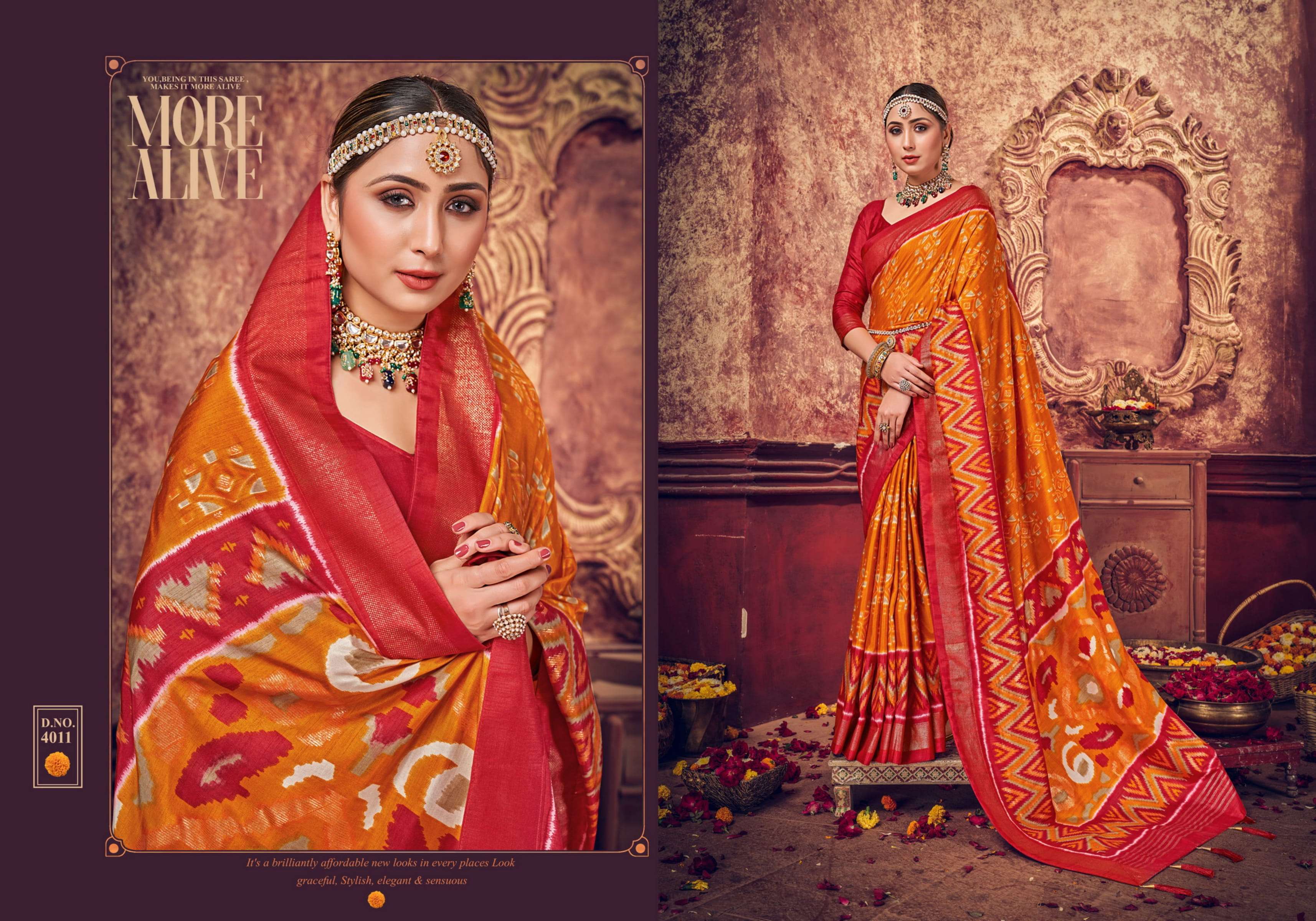 Shubh Shree Rasvriti silk with Fancy Regular Wear Saree collection at ...