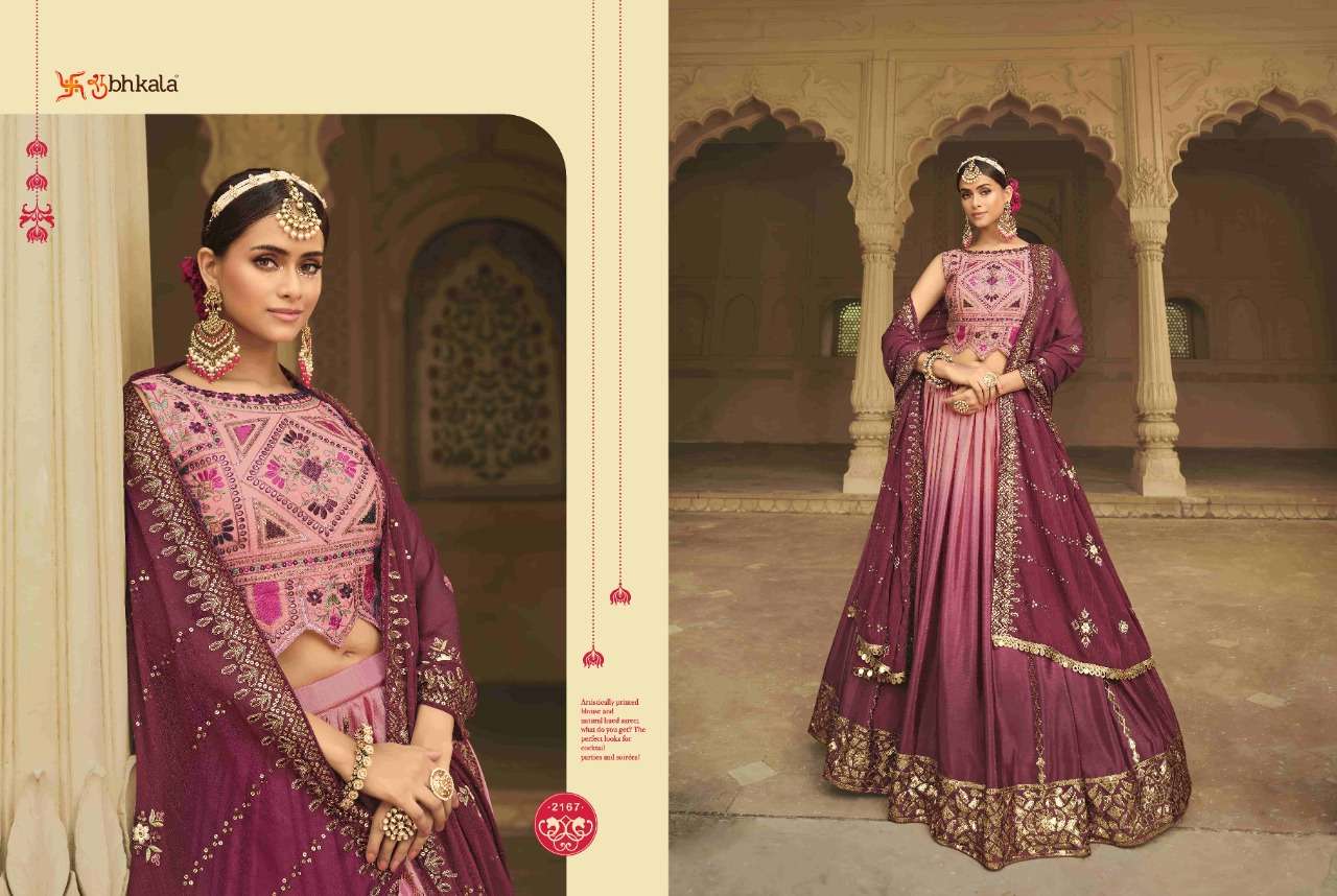 Shubhkala Guldasta vol 14 Silk with Thread with Sequence Embroidery ...