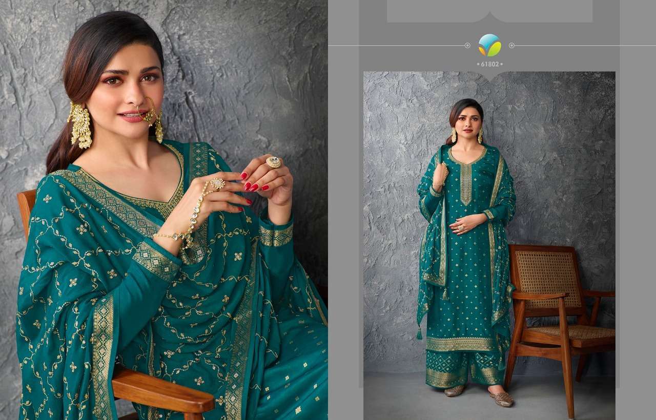 Vinay fashion Kaseesh Glazze Vol 2 Dola Jacquaurd With facny Work ...