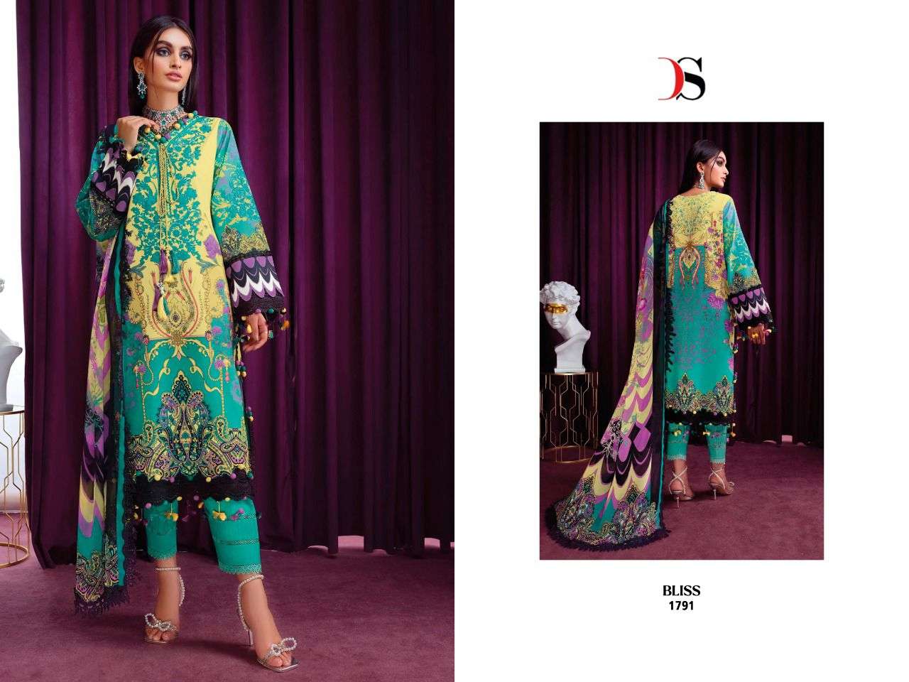 Deepsy suits Bliss 22 vol 4 Pashmina silk with Embroidery work Winter ...