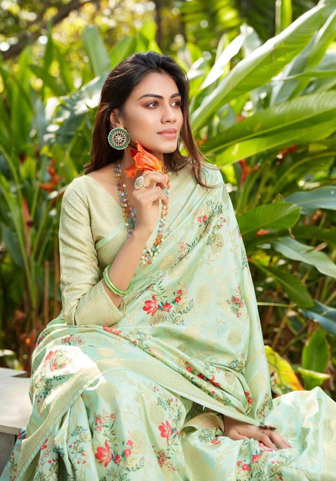 Lt Fabrcis Kashvi Creation Niverta soft silk with digital print Fancy ...