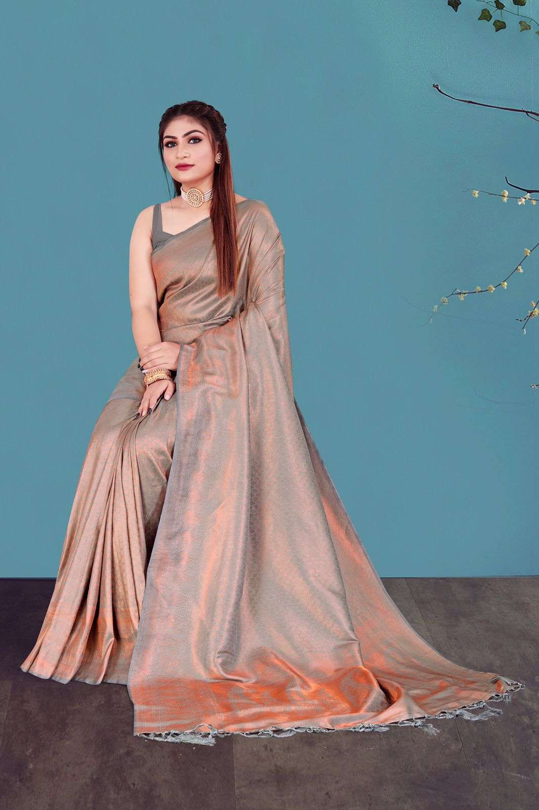 MAHALAXMI Silk with fancy Weaving Design Saree collection at wholesale rate